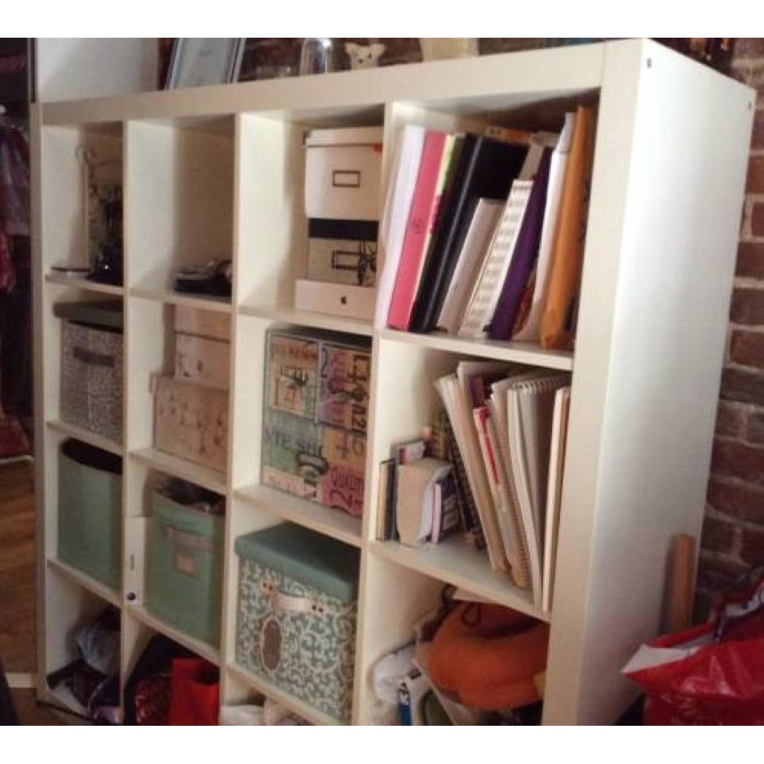 Ikea White Cubes Storage Unit - AptDeco