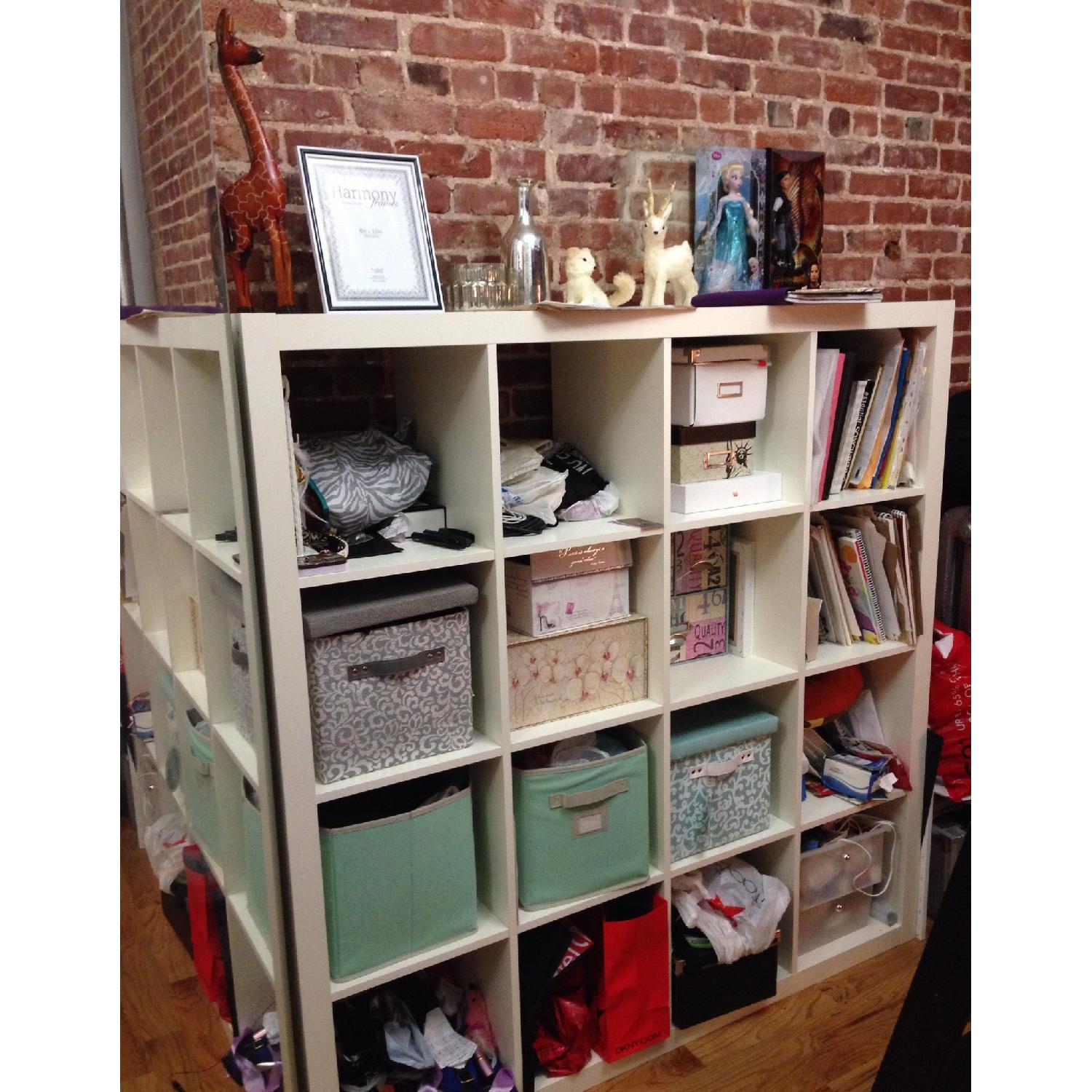 Ikea White Cubes Storage Unit - AptDeco