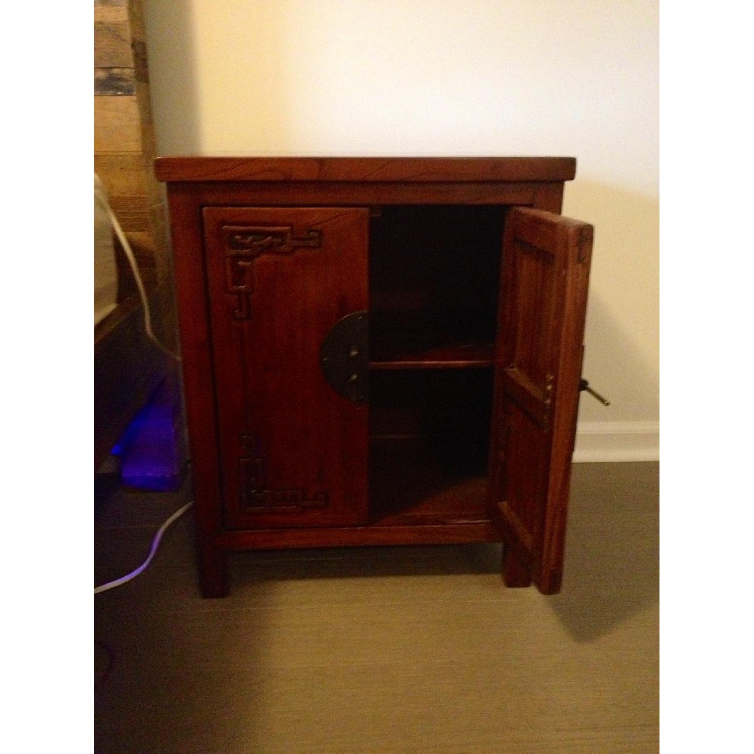 Asian Style Cabinets - 2 Available - AptDeco