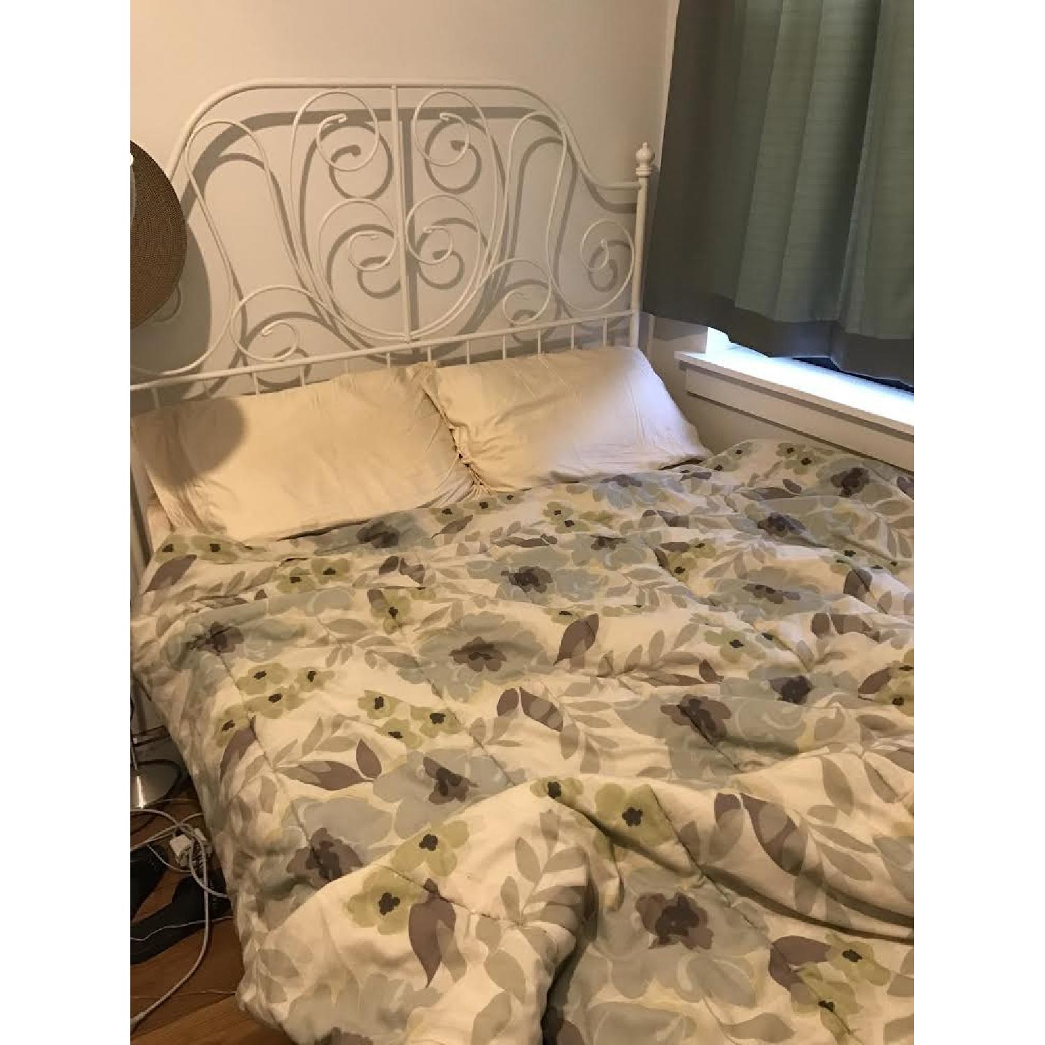 Ikea Leirvik Queen Bed Frame - AptDeco