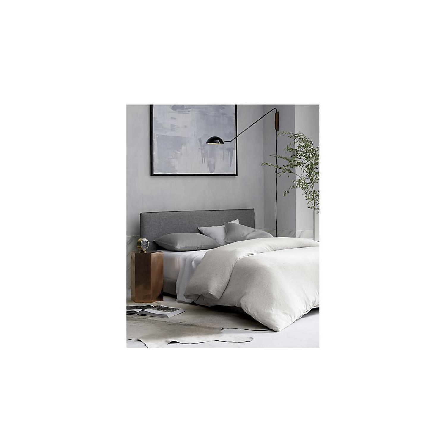 CB2 Facade Grey Queen Bed - AptDeco