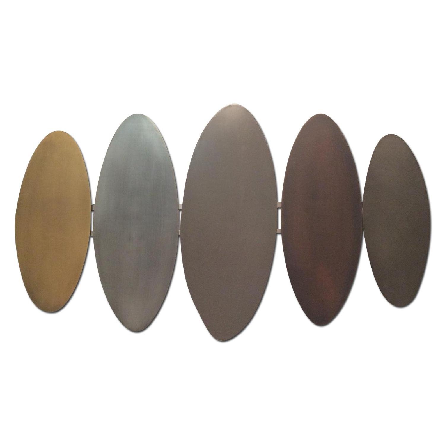 CB2 Modern Metal Wall Hanging - AptDeco