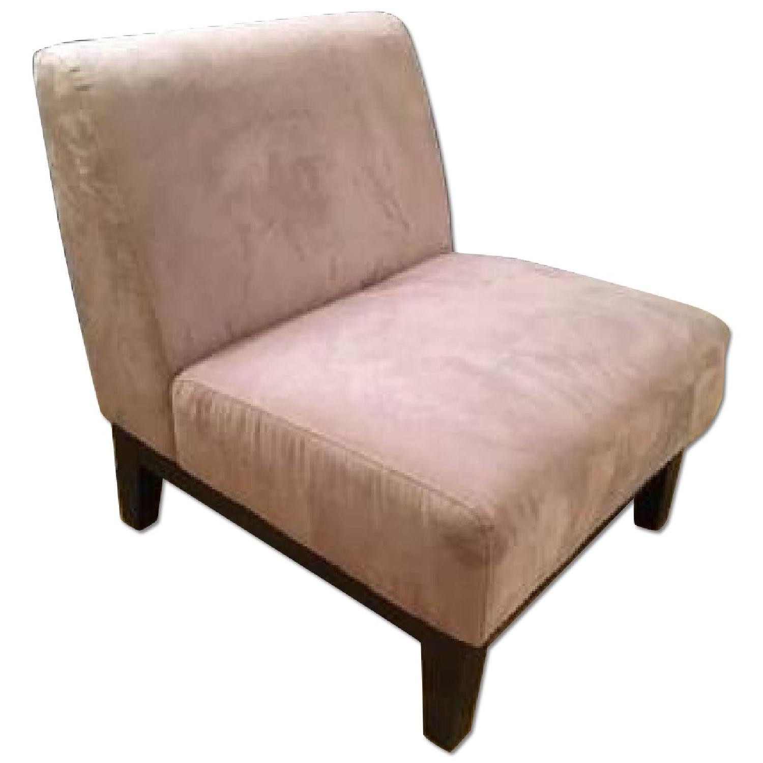 Armless Stuffed Accent Chairs - AptDeco