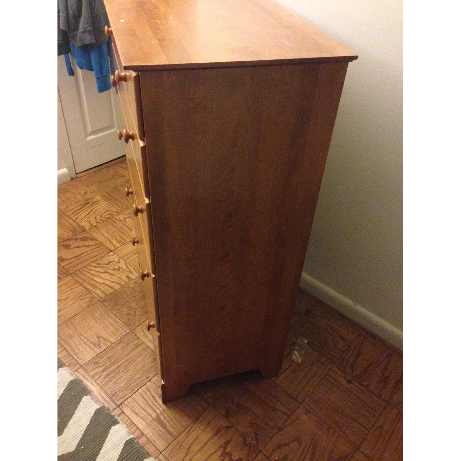 Moosehead Furniture Solid Maple Light Brown 6 Drawer Dresser - AptDeco