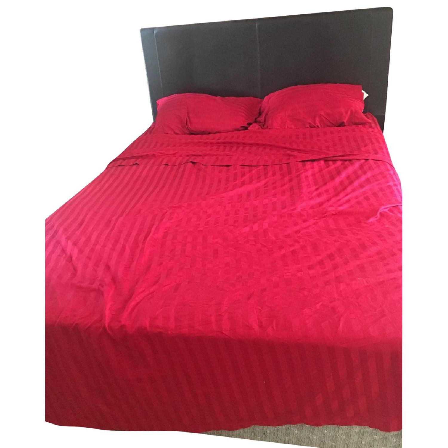 Cort Furniture Queen Size Metal Bed Frame - AptDeco