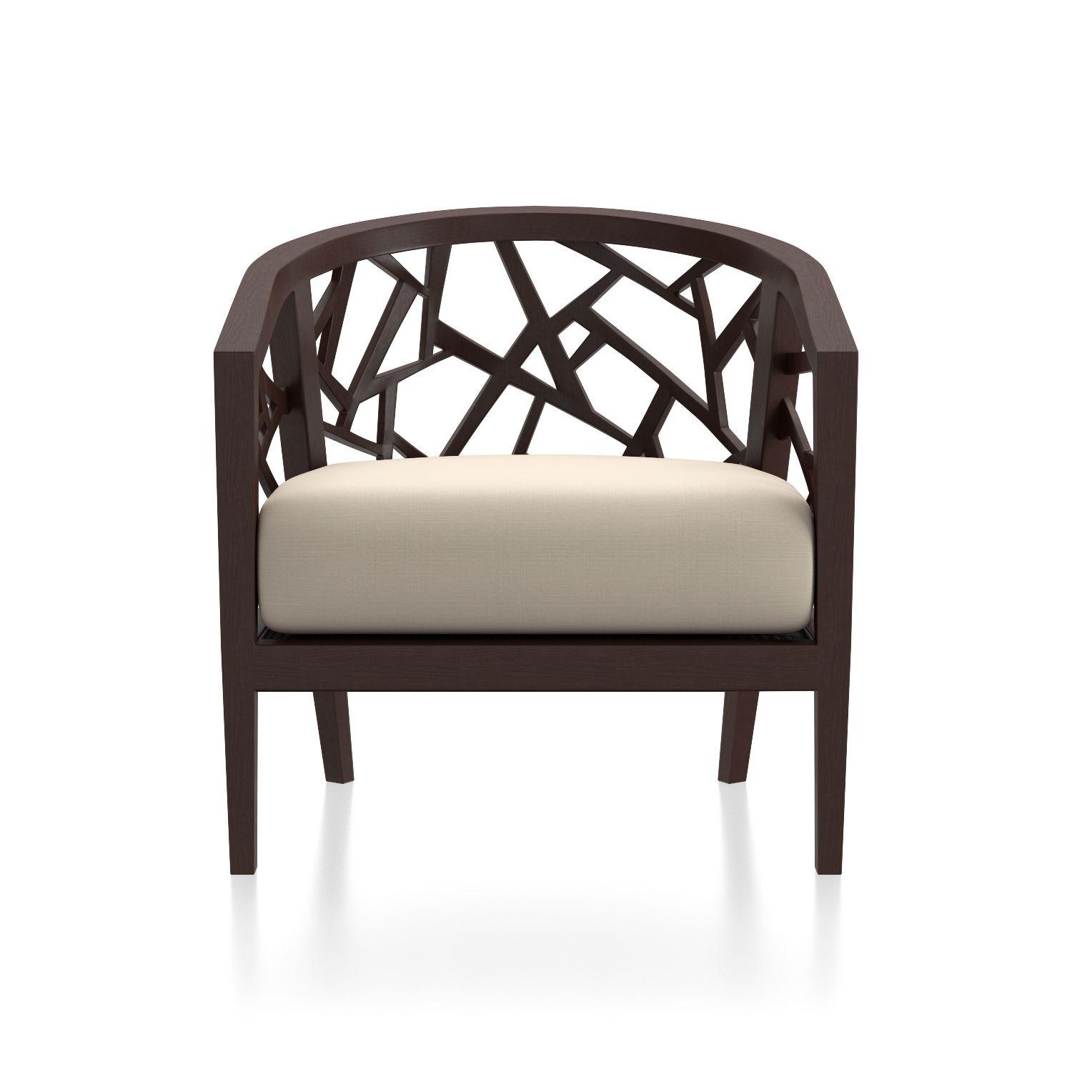 Crate & Barrel Ankara Chair w/ Cushion - AptDeco