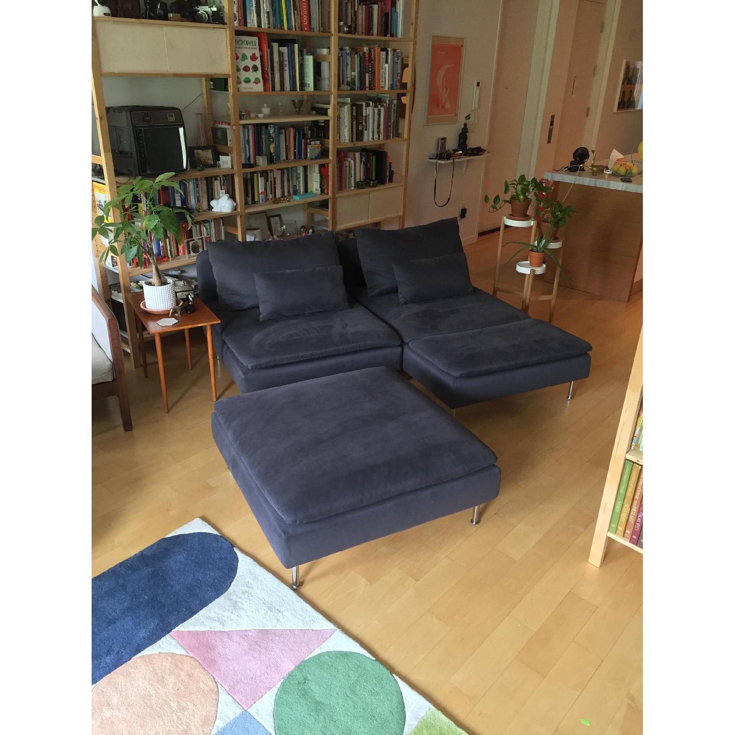 Ikea Soderhamn Sofa & Ottoman - AptDeco