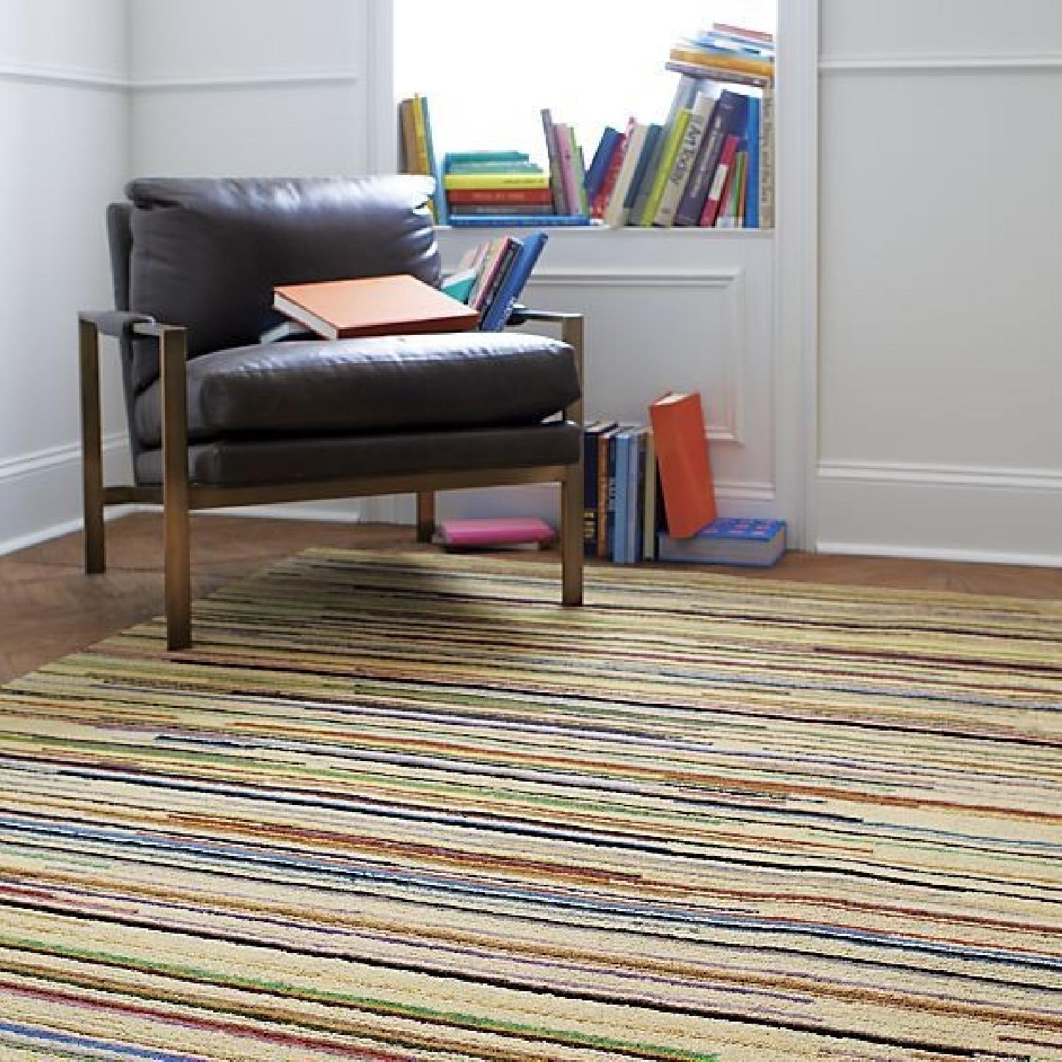 Crate & Barrel Savoy Cream Multi Colored Rug - AptDeco