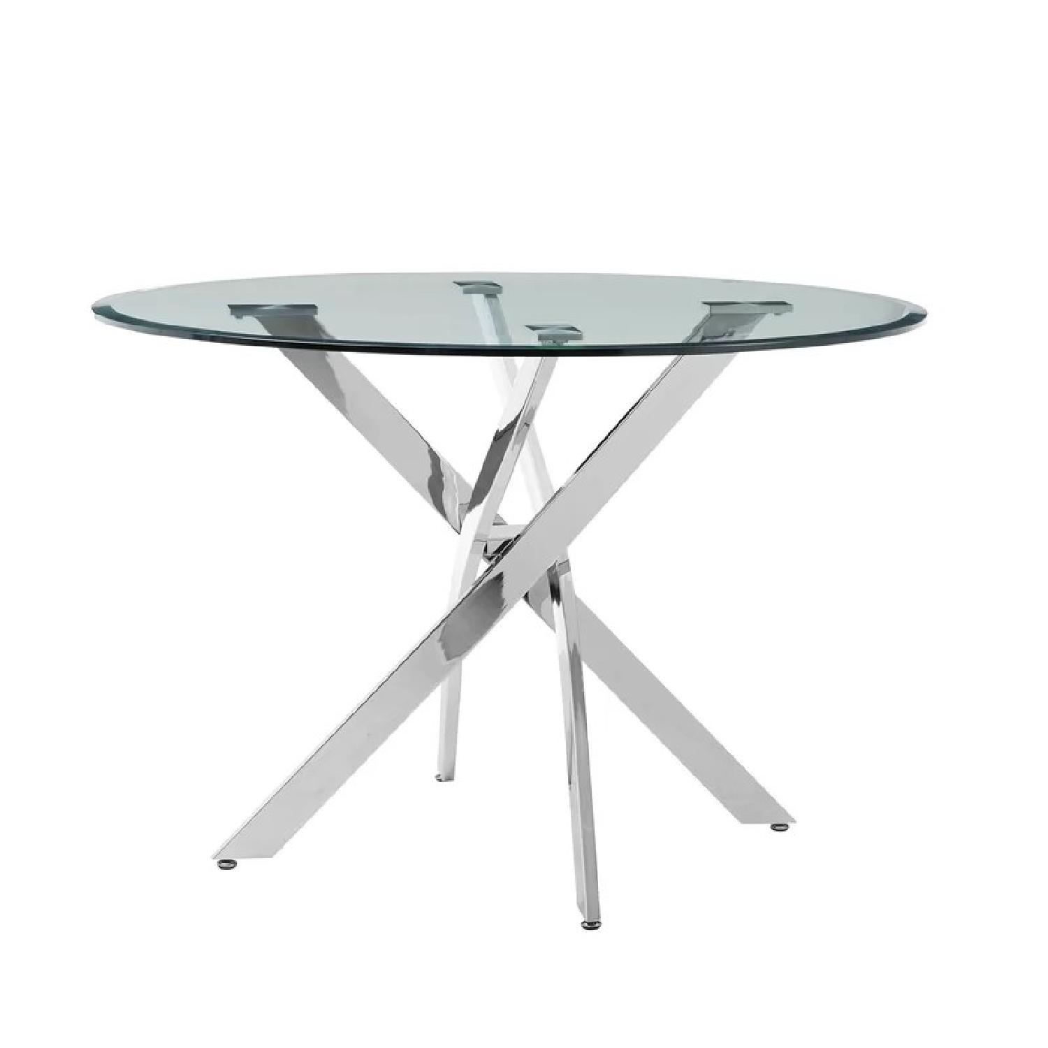 Wade Logan Glass Dining Table - AptDeco