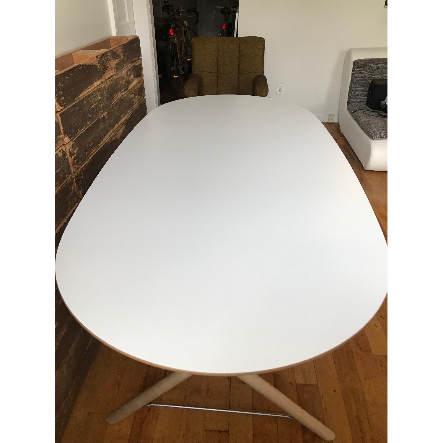 Ikea White Birch Table - AptDeco