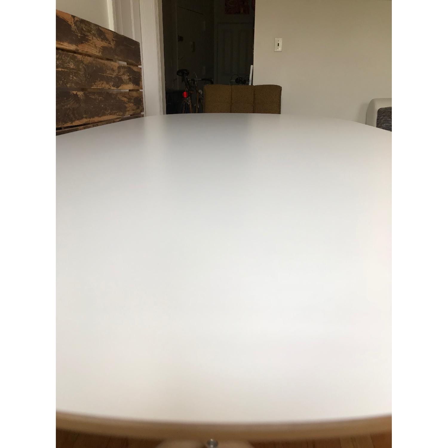 Ikea White Birch Table - AptDeco