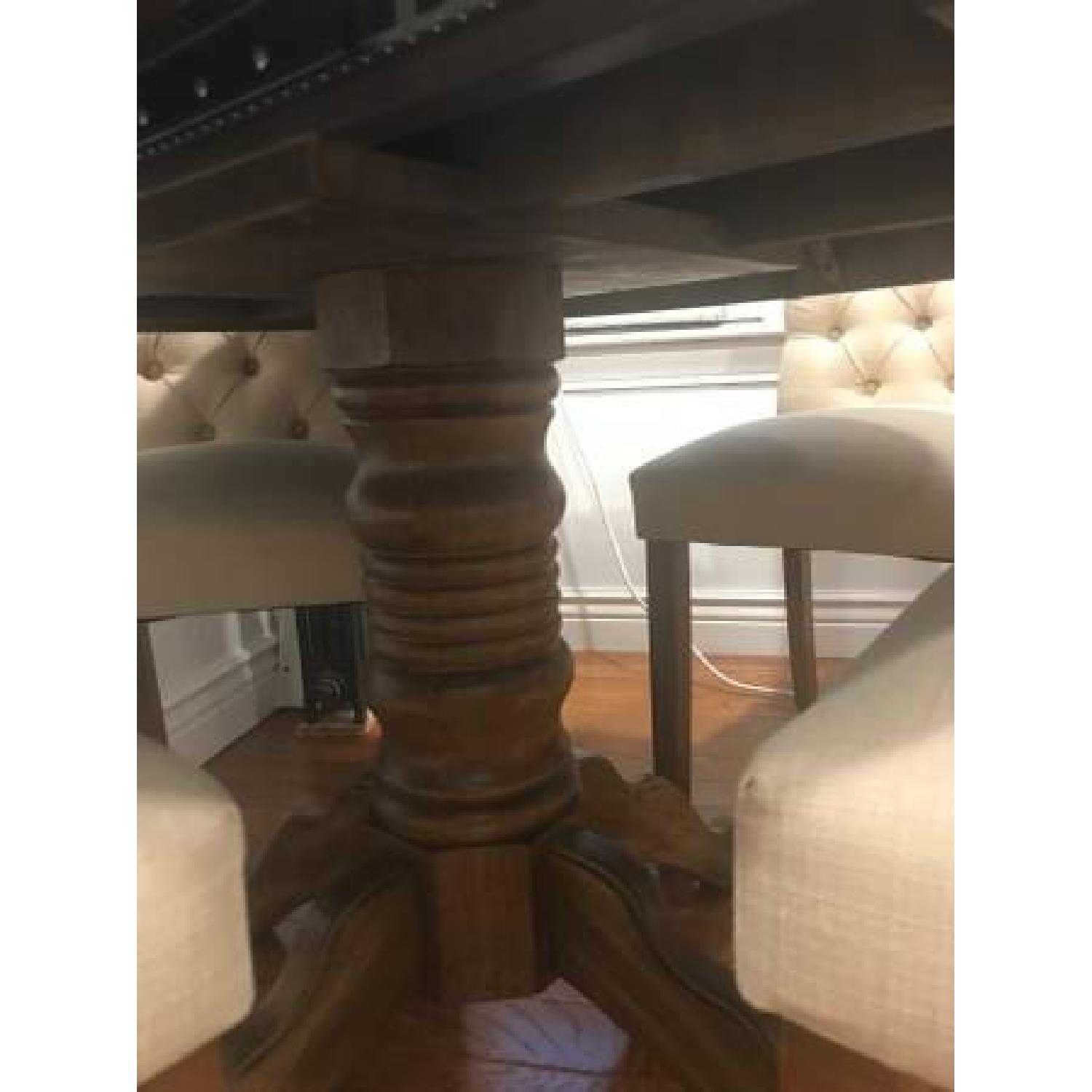 Pier 1 Ronan Extension Dining Table in Java - AptDeco