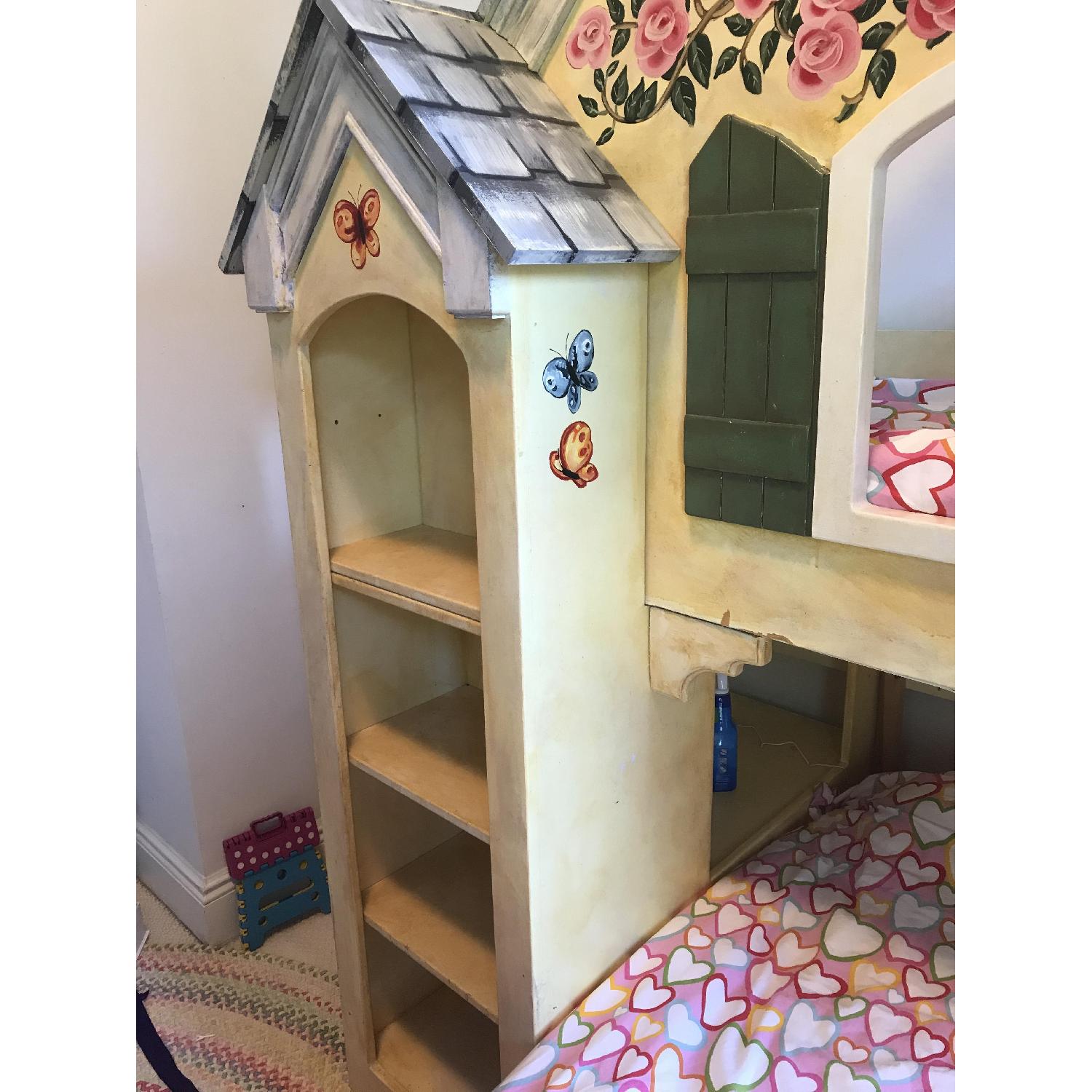 Handmade Treehouse Girls Loft Bed - AptDeco