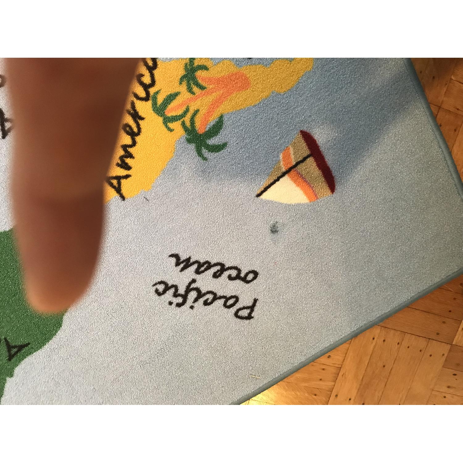 Kids World Map Rug - AptDeco