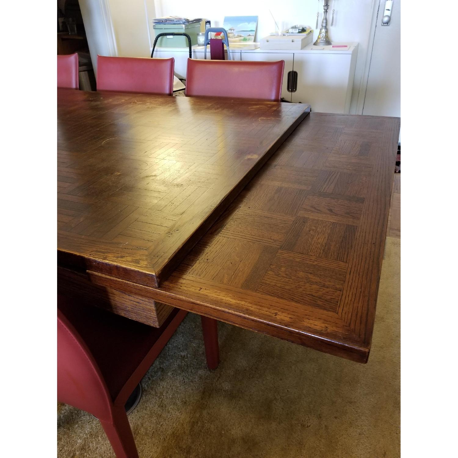 Solid Wood Extension Dining Table - AptDeco