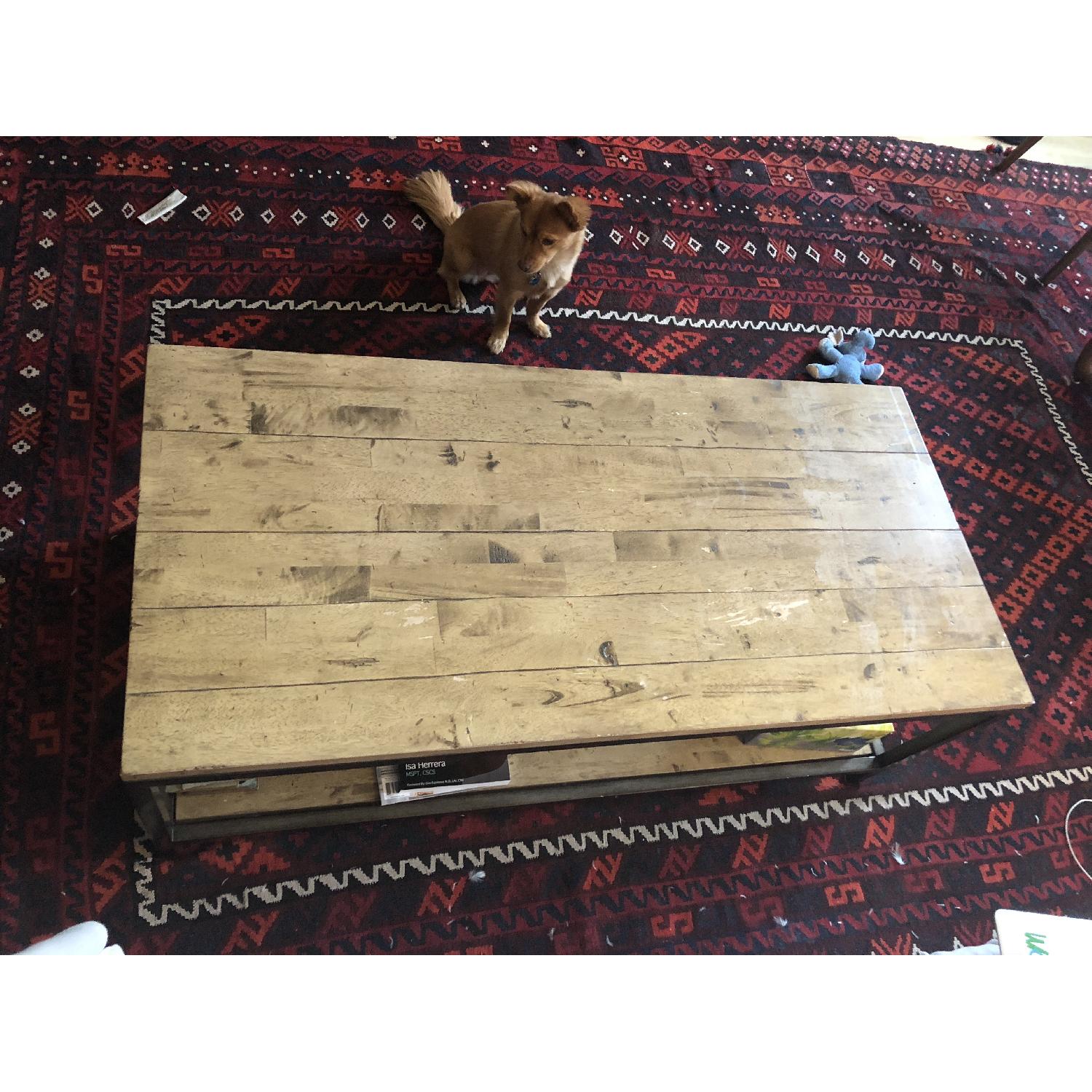 Ballard Designs Durham Rectangular Coffee Table - AptDeco