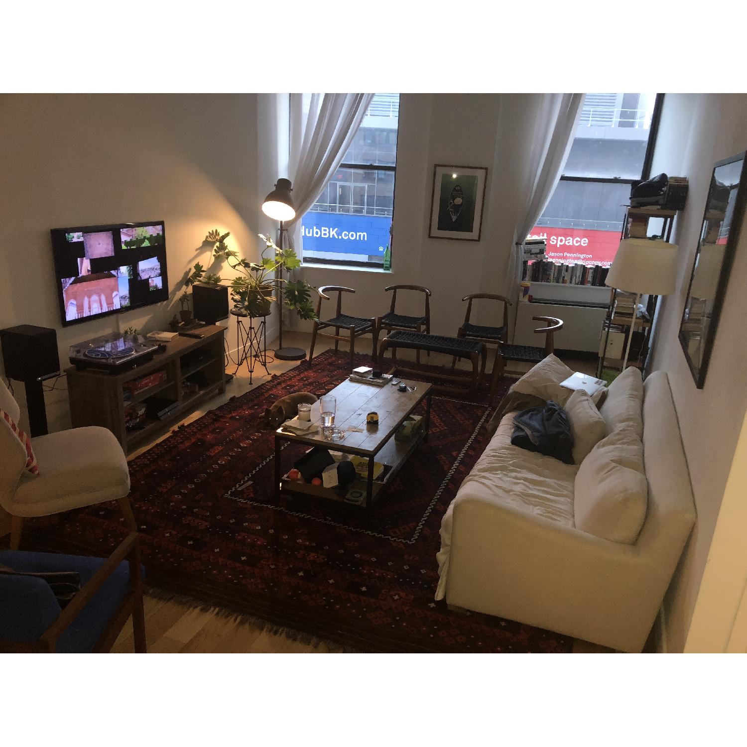 Ballard Designs Durham Rectangular Coffee Table - AptDeco