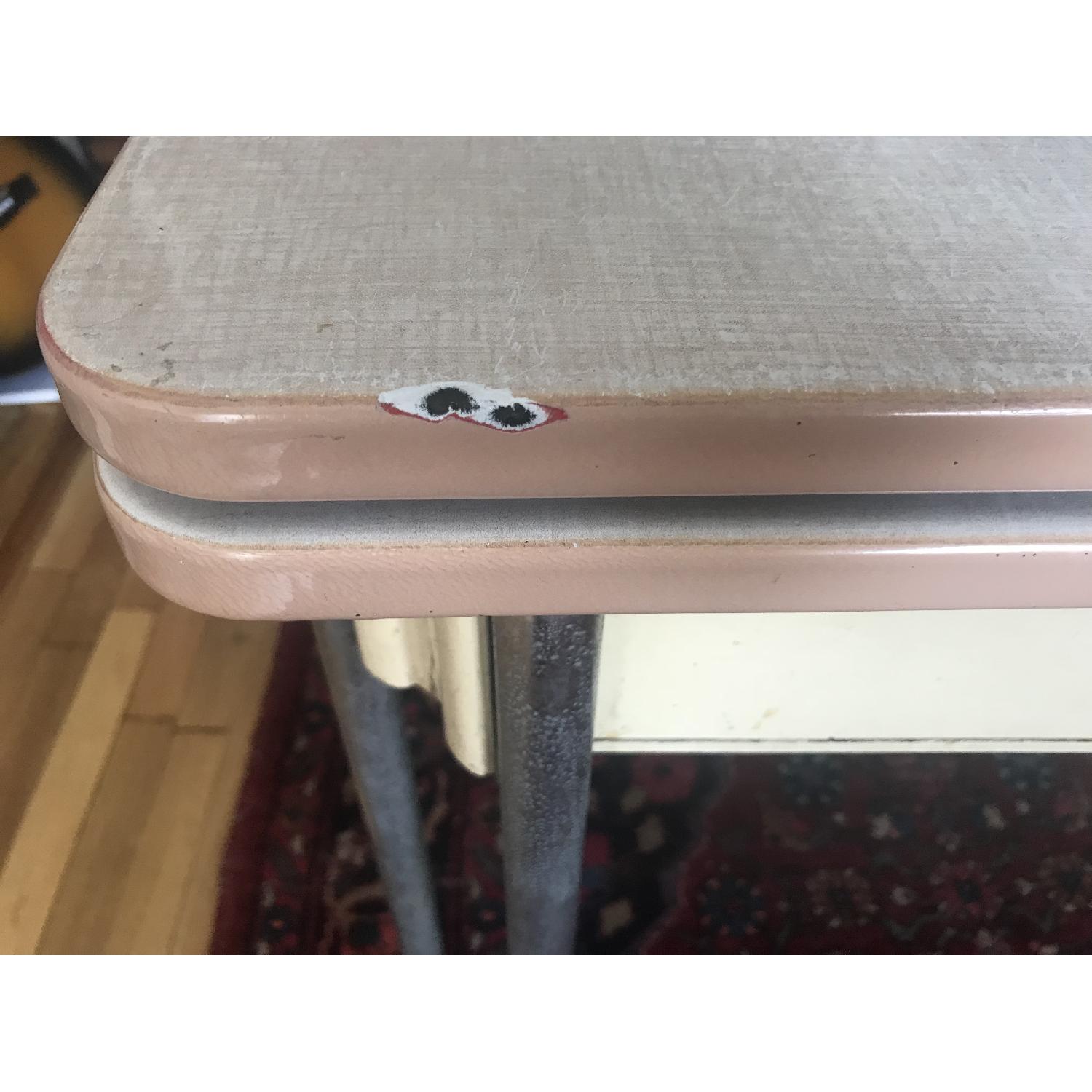 Vintage Enamel Top Kitchen Table - AptDeco