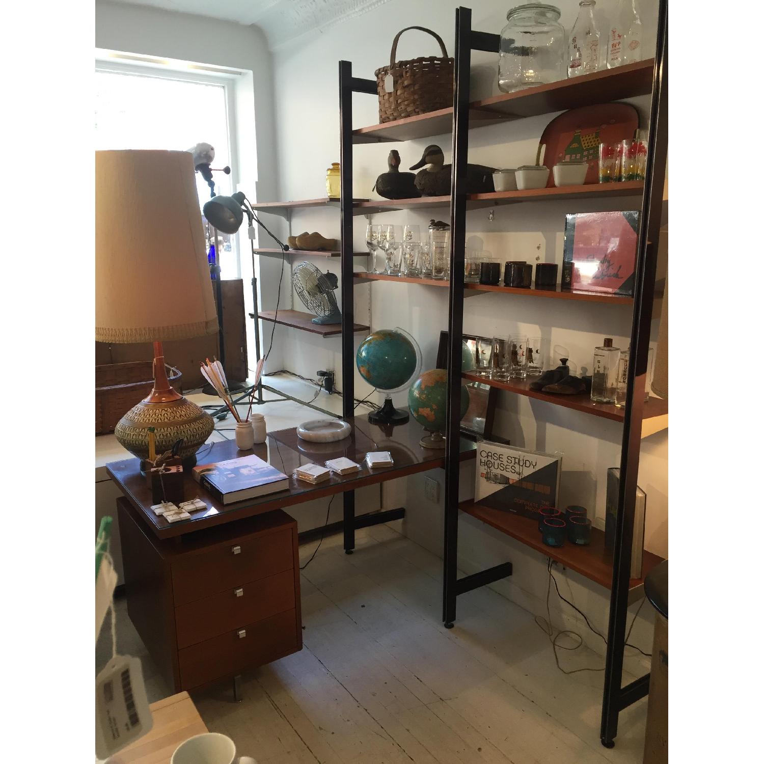 Herman Miller Vintage George Nelson CSS Bookcase w/ Desk - AptDeco