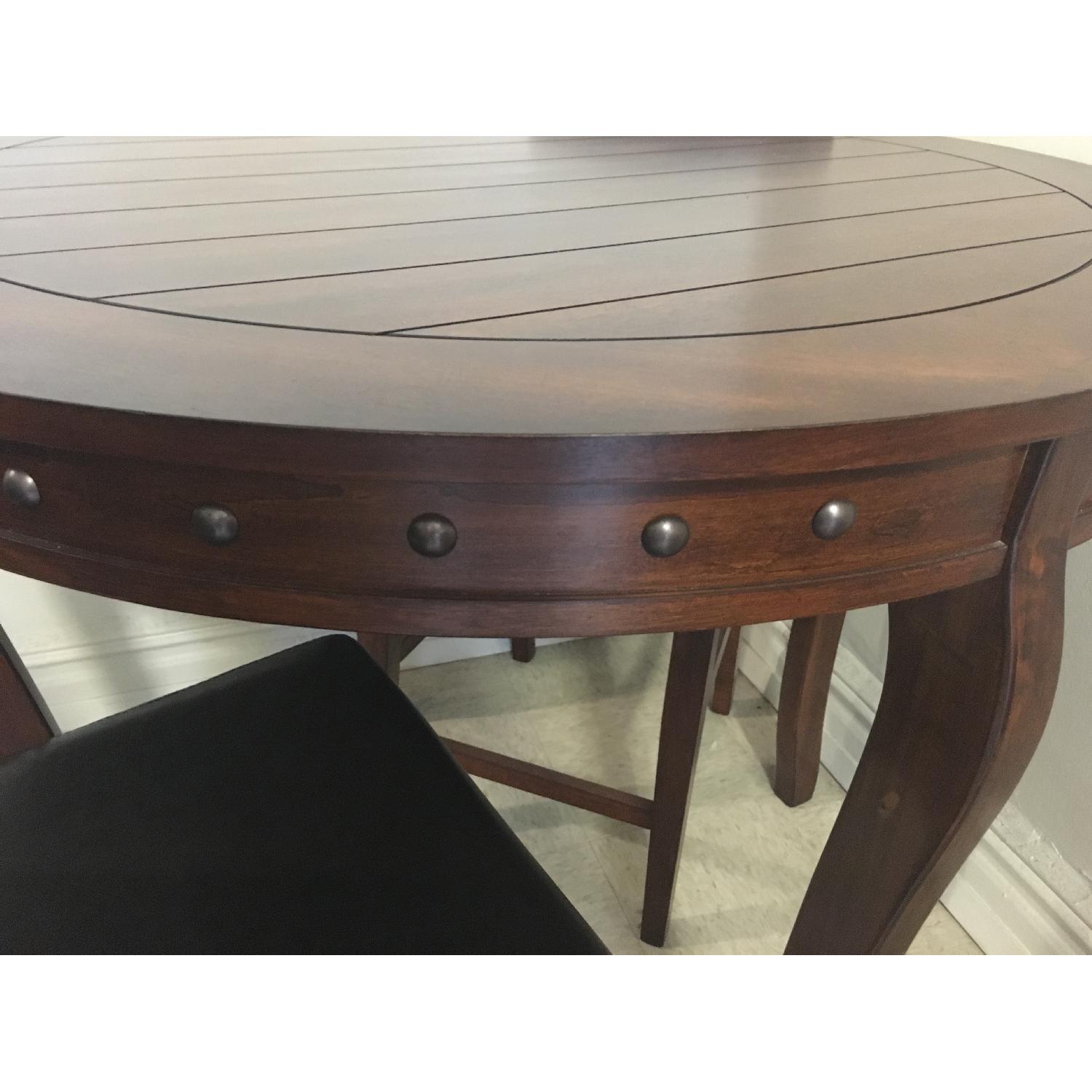 Pub Style Kitchen Table w/ 4 Stools - AptDeco