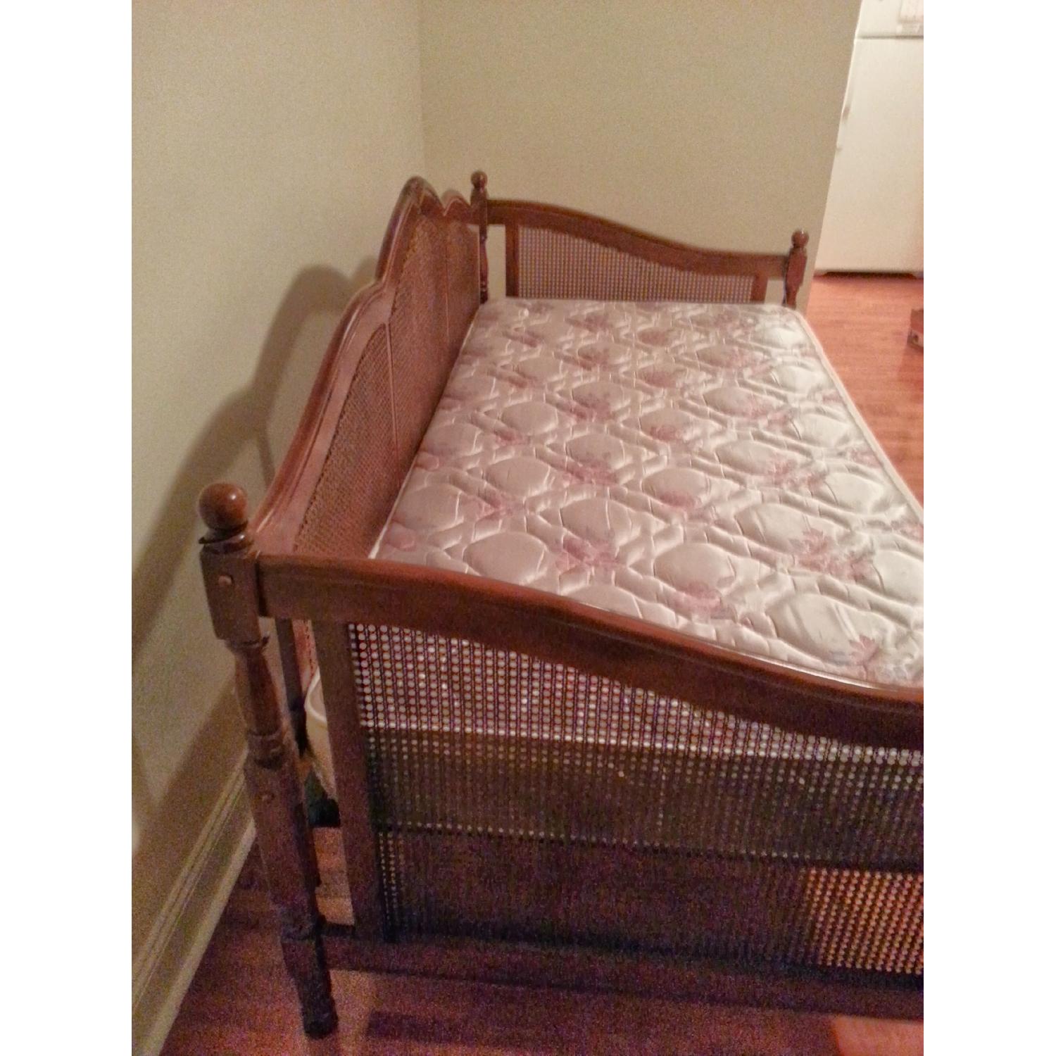 Antique Wood Daybed - AptDeco