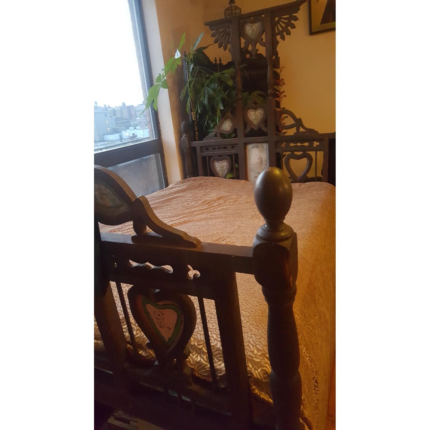 Vintage Wooden Bed Frame - AptDeco