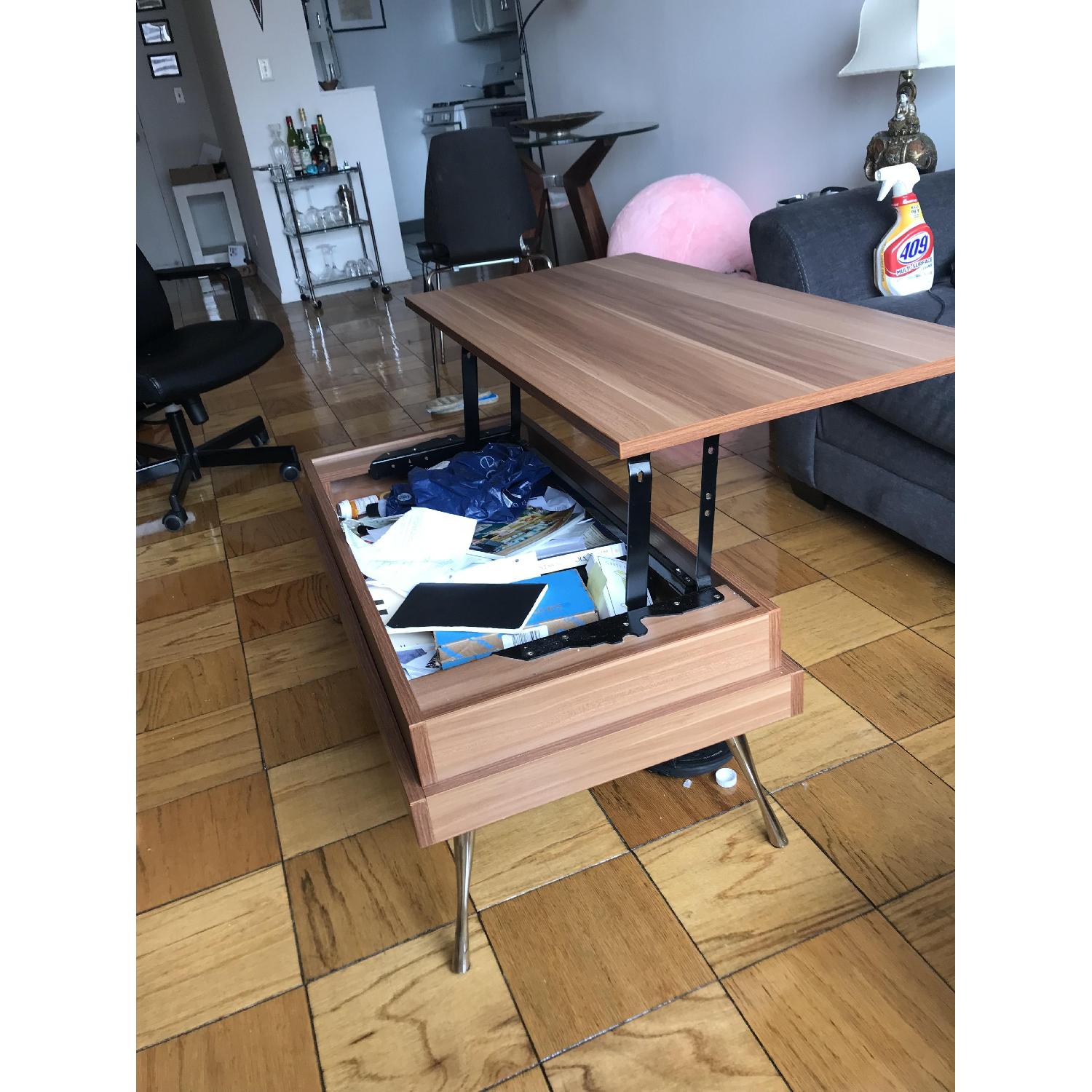 Wade logan cornelia lift top coffee table with storage table base store