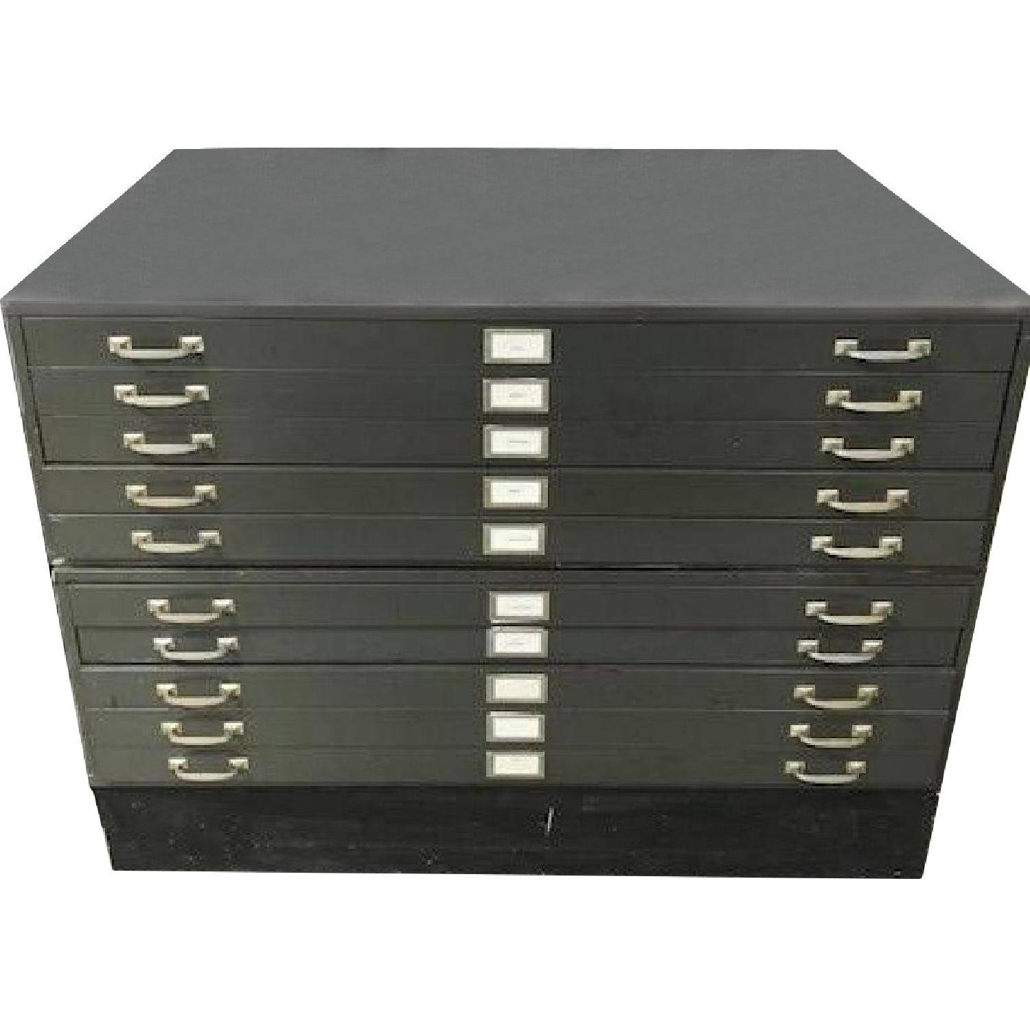 Industrial Professional 10 Drawer Flat Files Unit - AptDeco