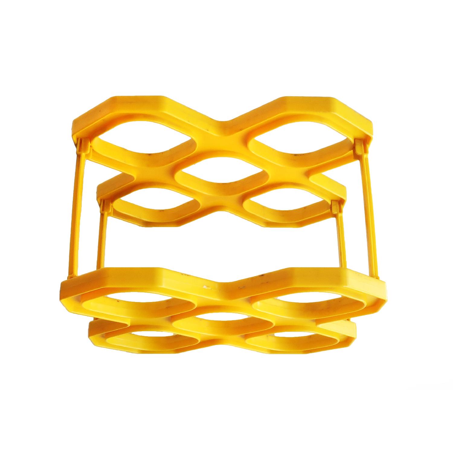 Vintage Yellow Wine Racks - AptDeco