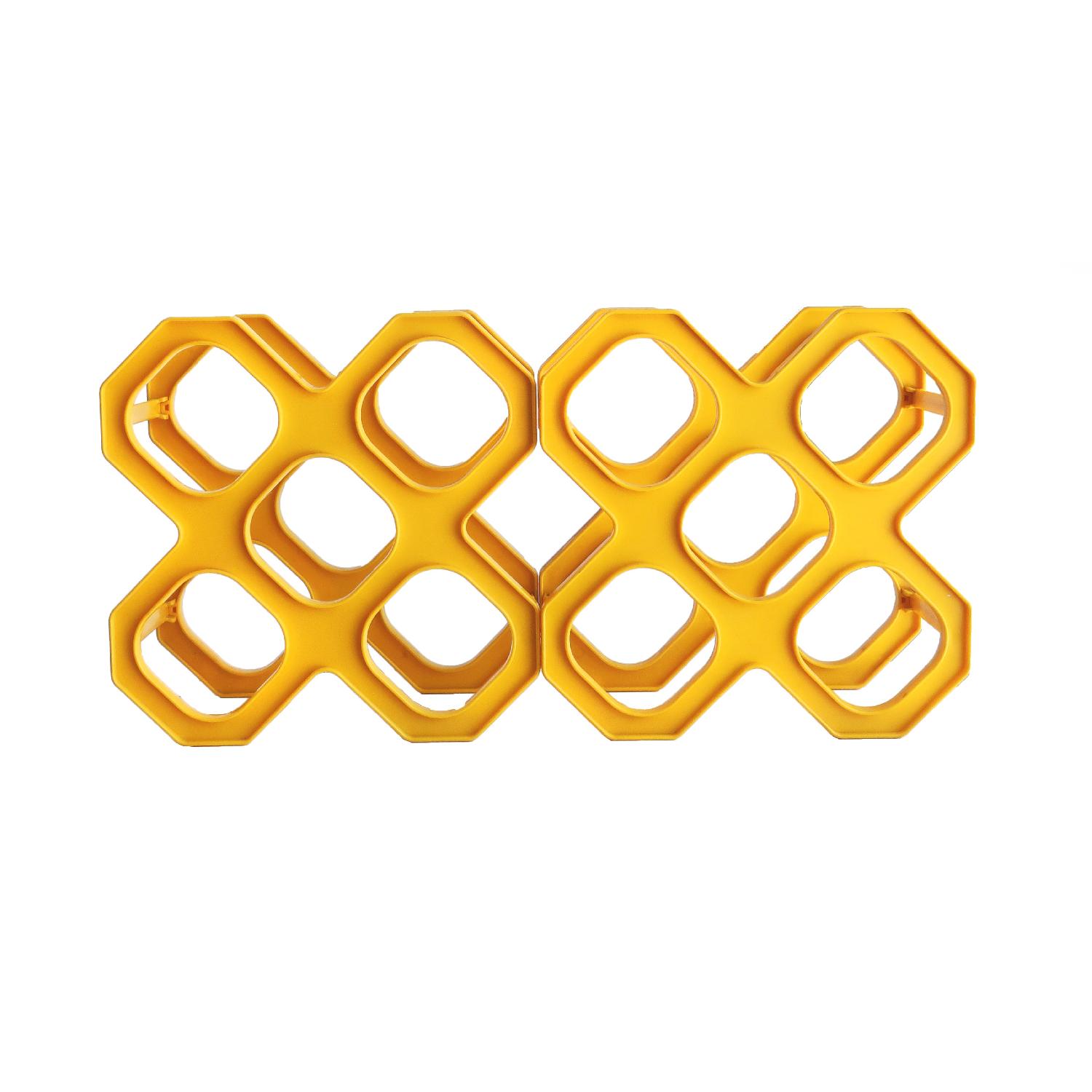 Vintage Yellow Wine Racks - AptDeco