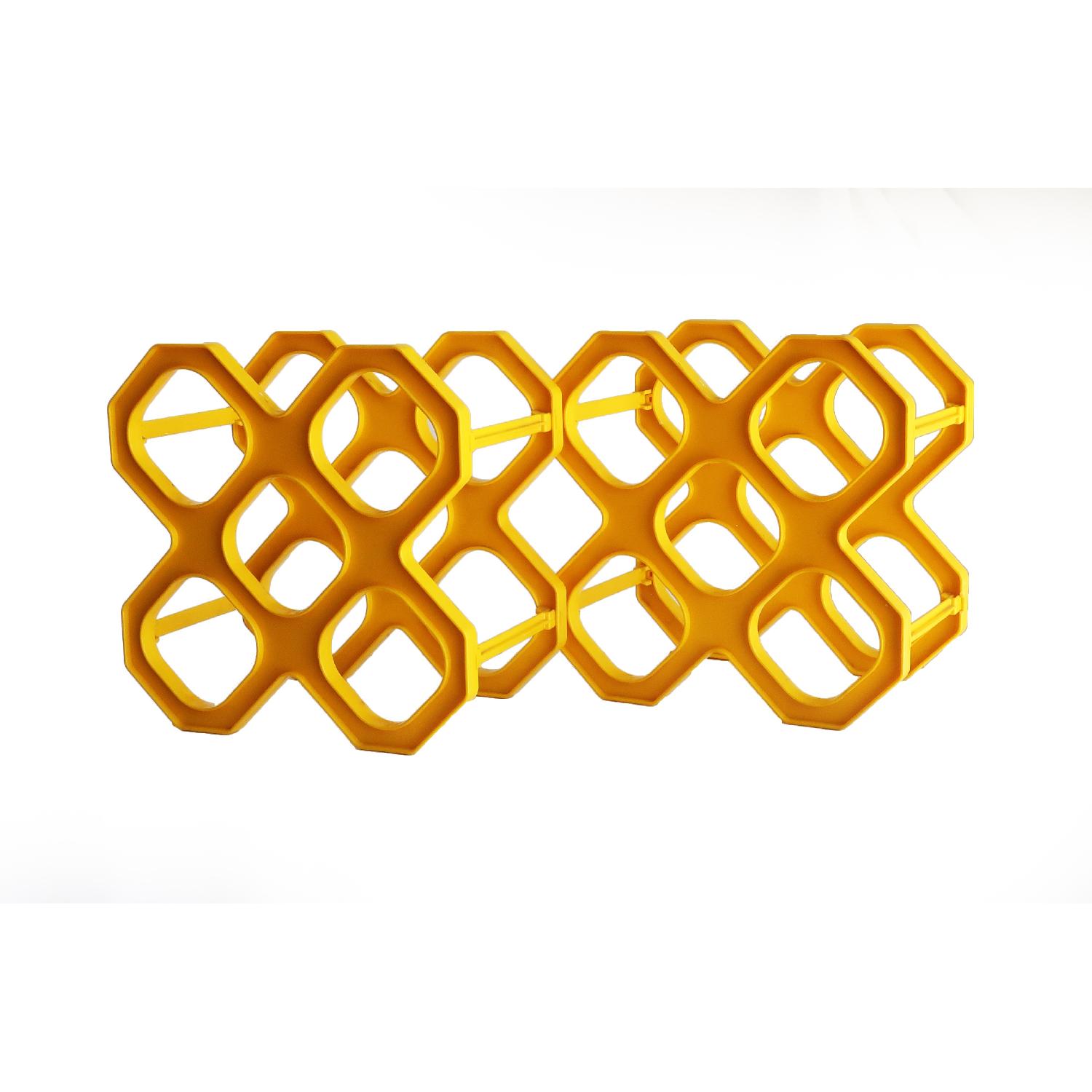 Vintage Yellow Wine Racks - AptDeco