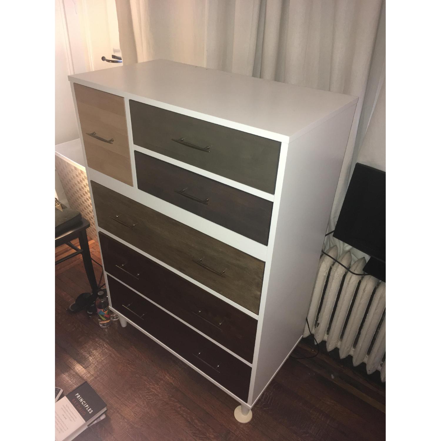 West Elm Mid Century Patchwork Dresser - AptDeco