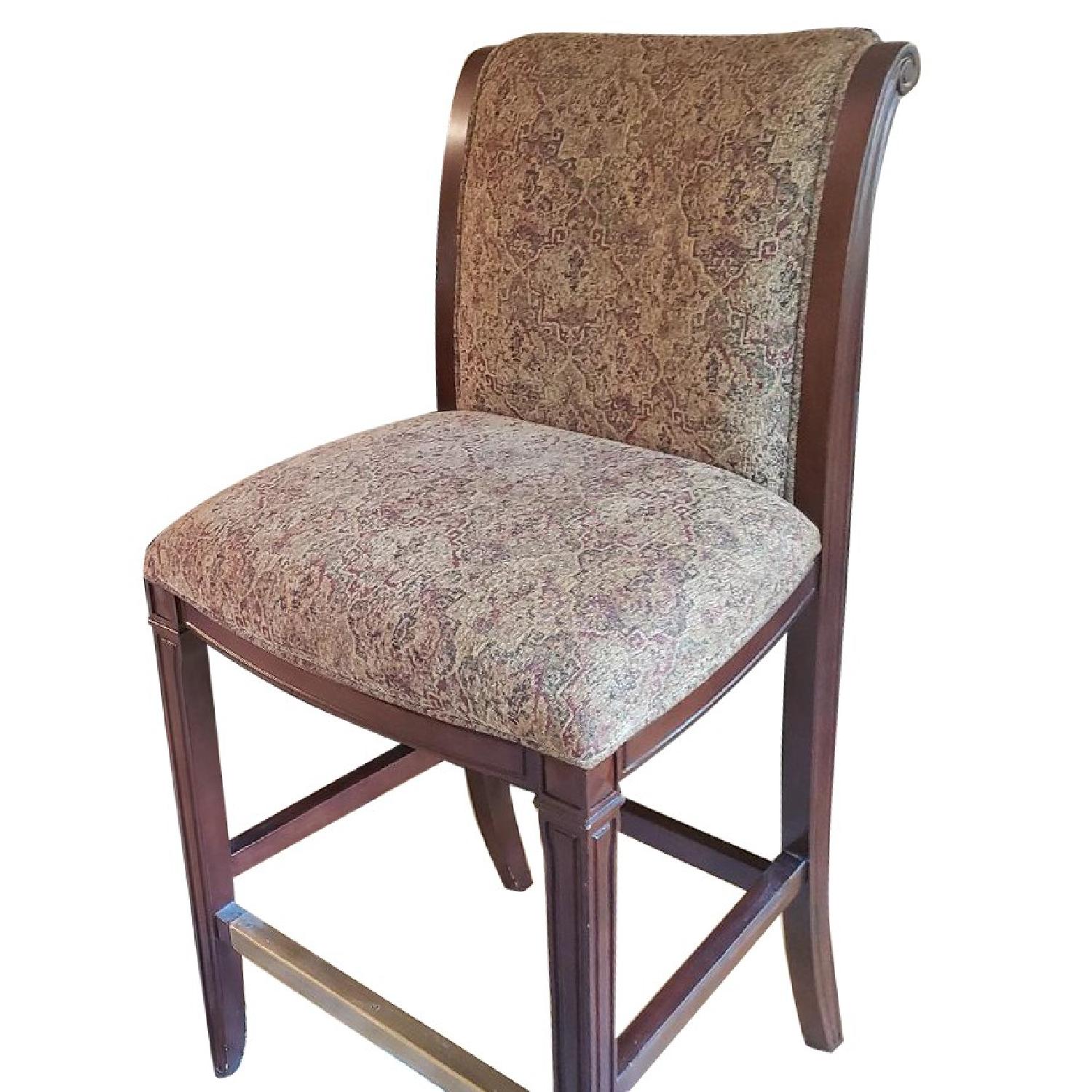 Bombay Company Upholstered Bar Chairs - AptDeco