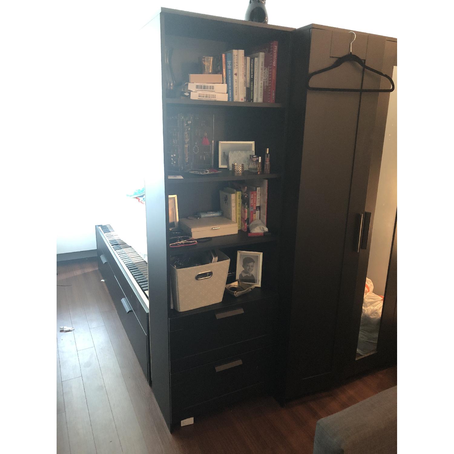 Ikea Brimnes Bookcase w/ Drawers - AptDeco
