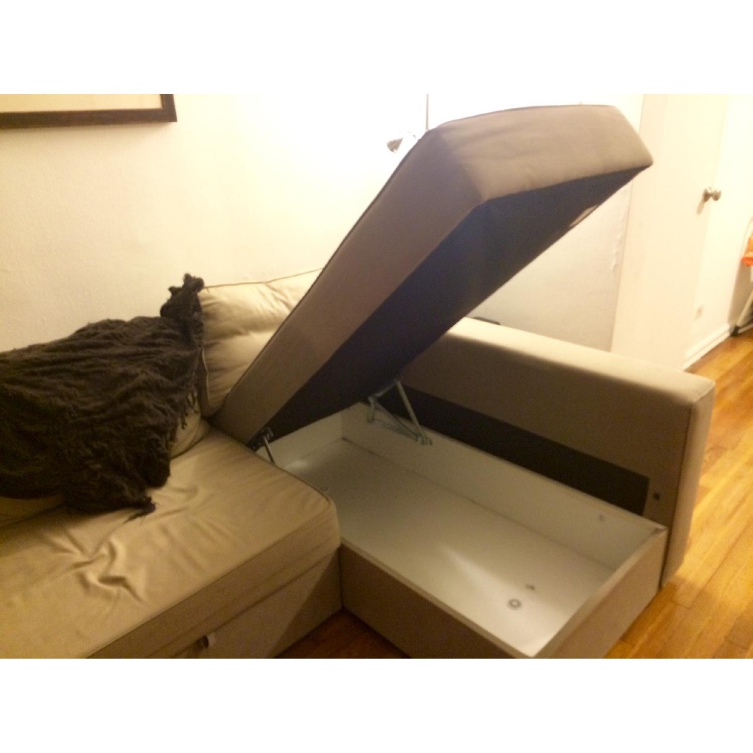 Ikea Sofa w/ Pull-Out Bed & Storage - AptDeco
