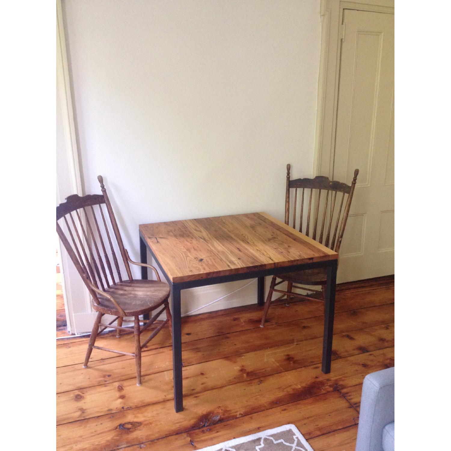 Room & Board Parsons Table w/ Reclaimed Chestnut Top - AptDeco