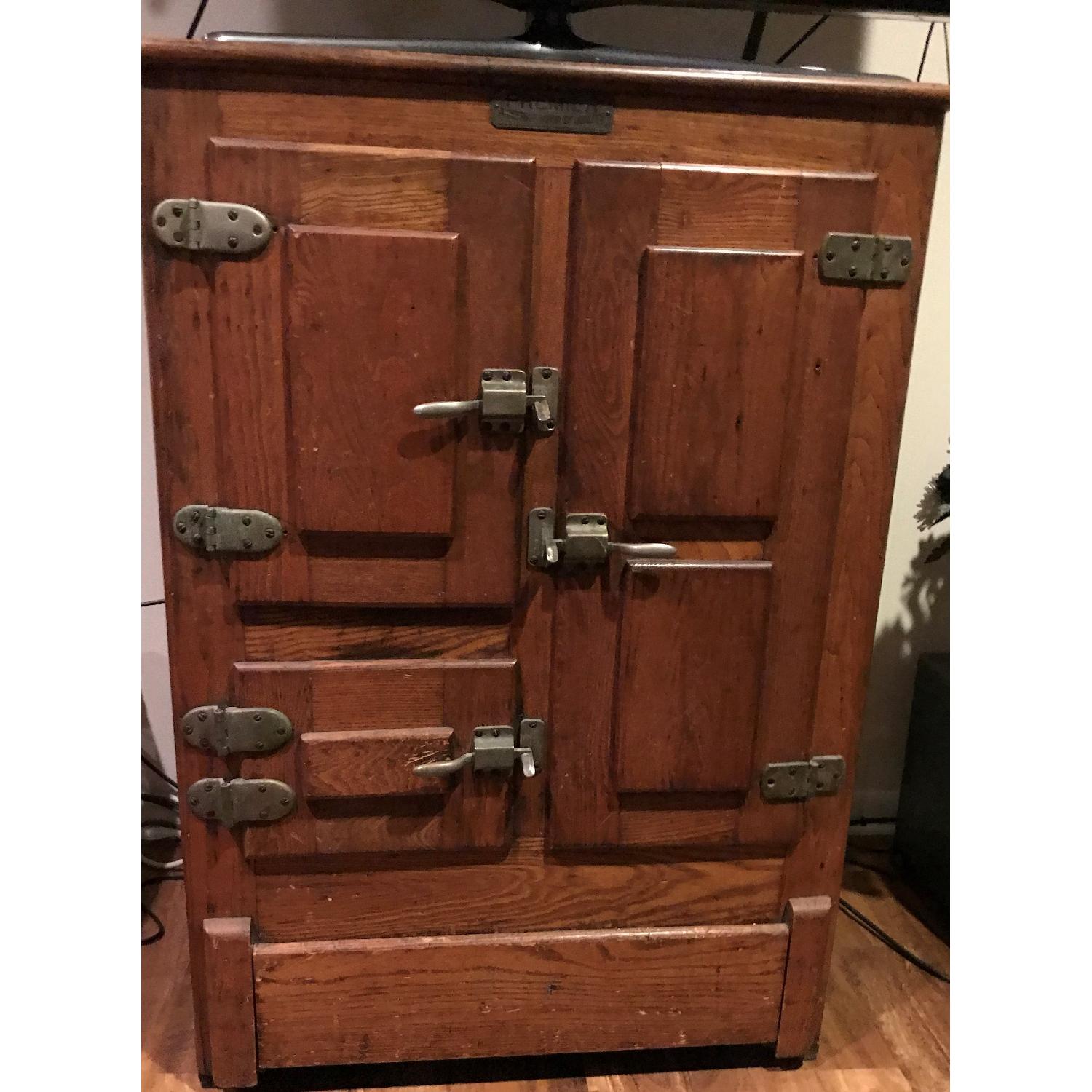 Antique Ice Box - AptDeco