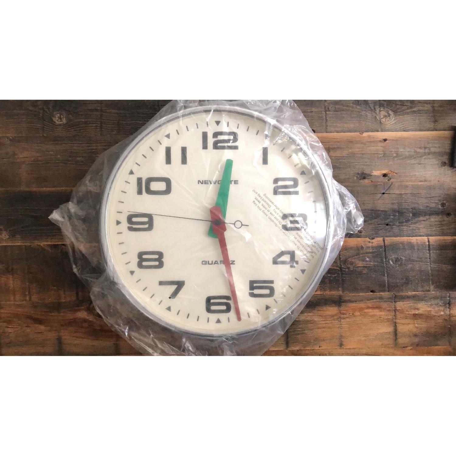 West Elm Newgate Brixton Wall Clock in Chrome - AptDeco