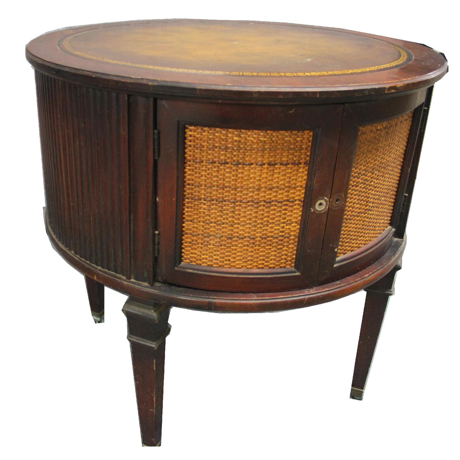 Antique Louis XV 19th Century Bedside Commode - AptDeco