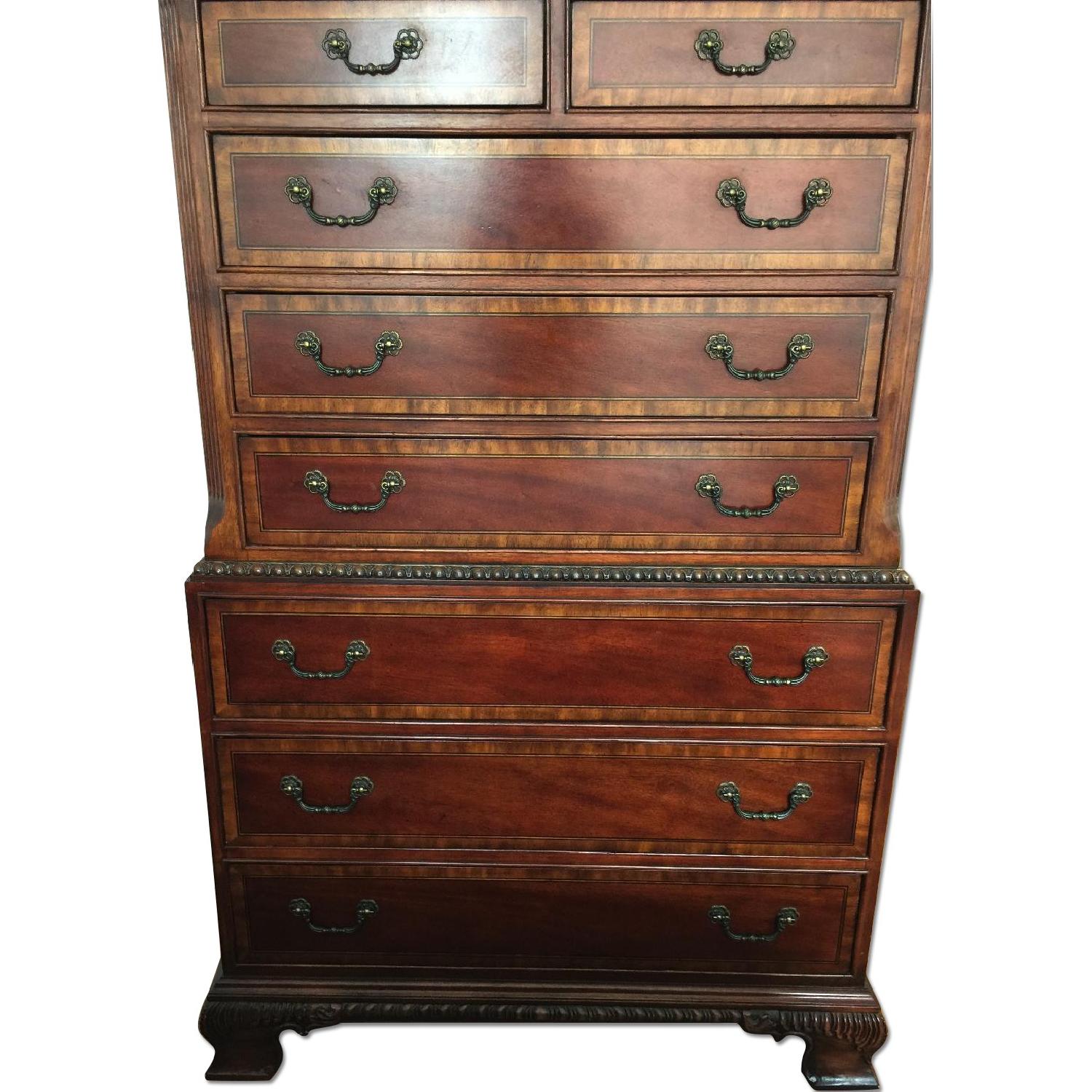 Wood 8-Drawer Dresser - AptDeco