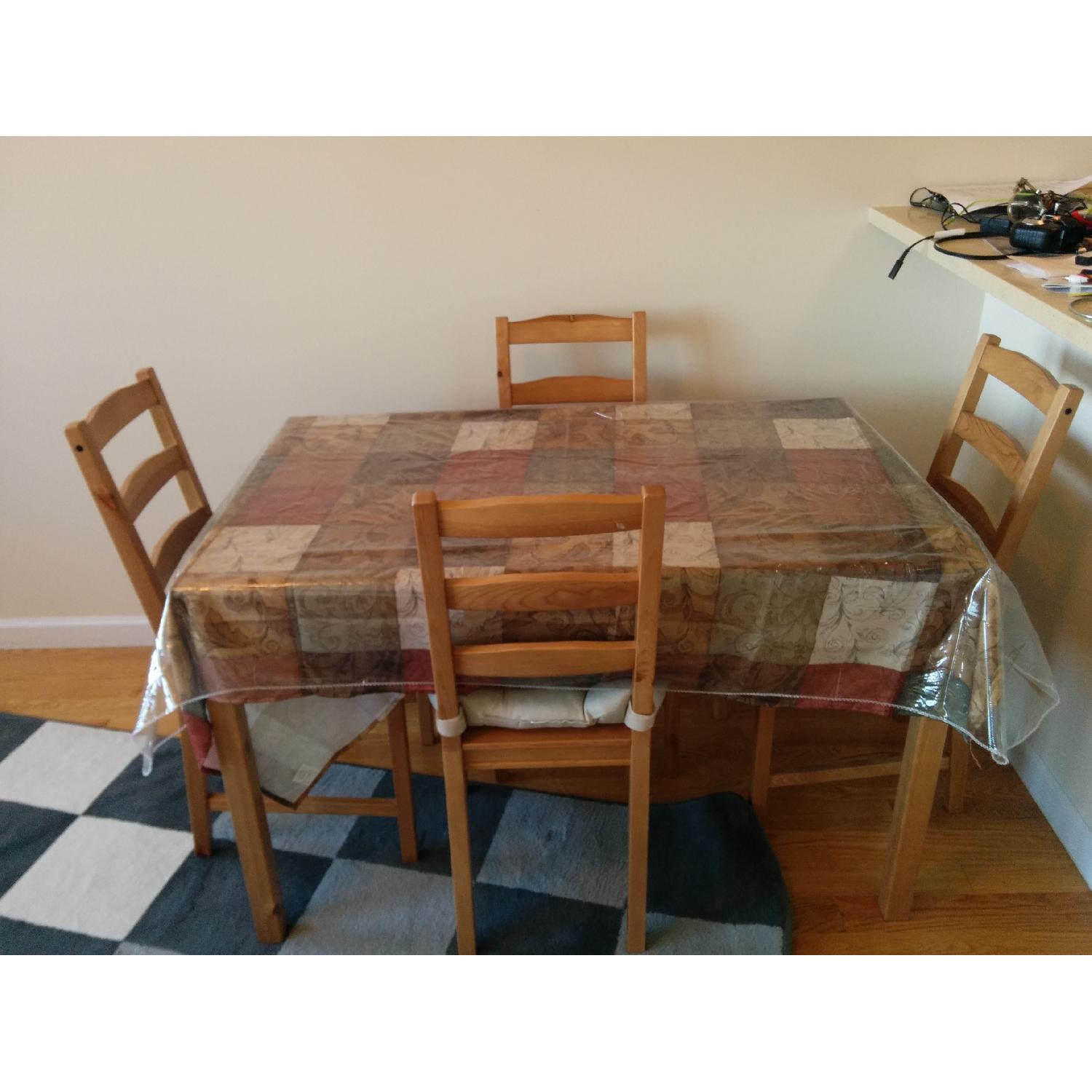 Ikea Ingo Dining Table w/ 4 Chairs - AptDeco