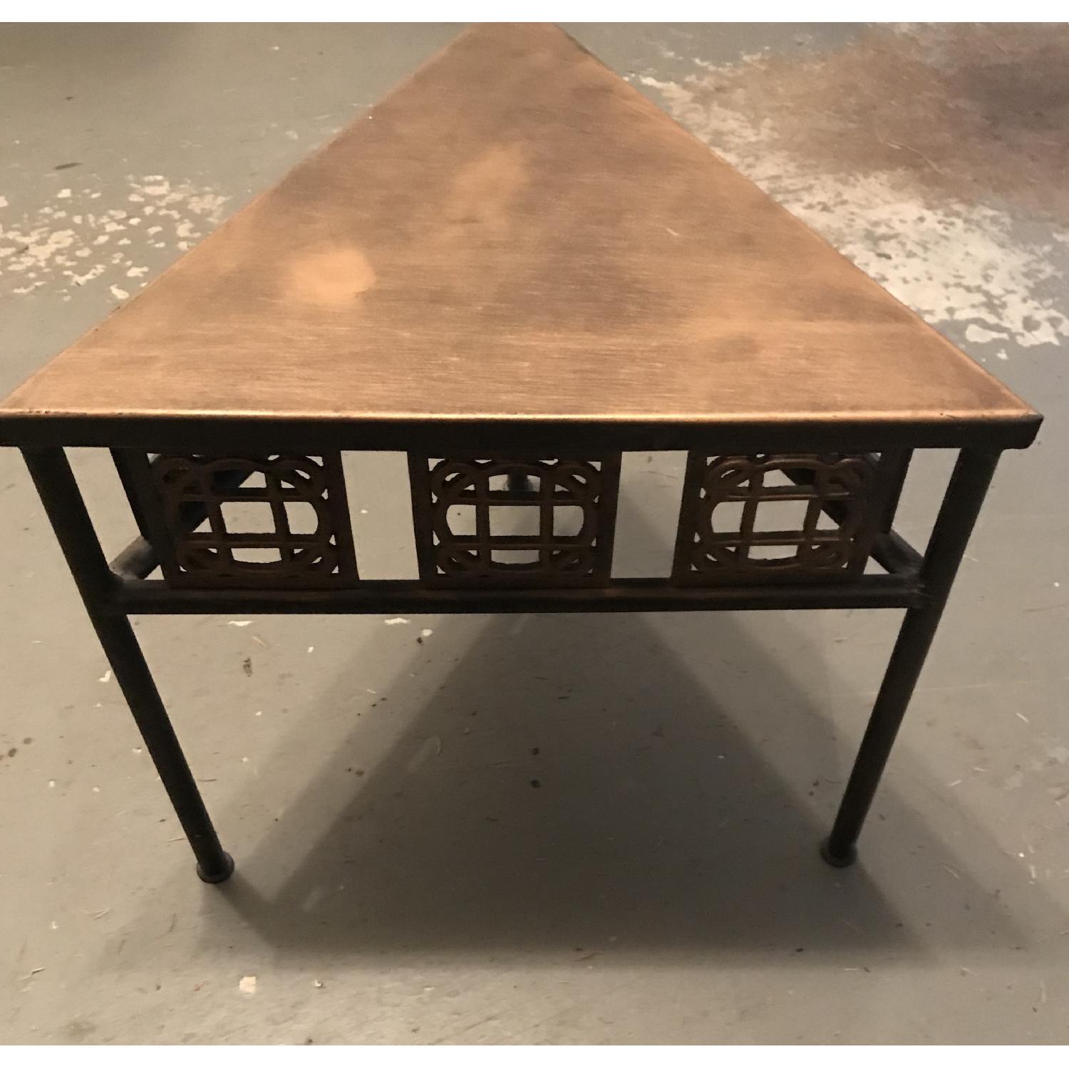 Metal Triangle Display Tables - AptDeco