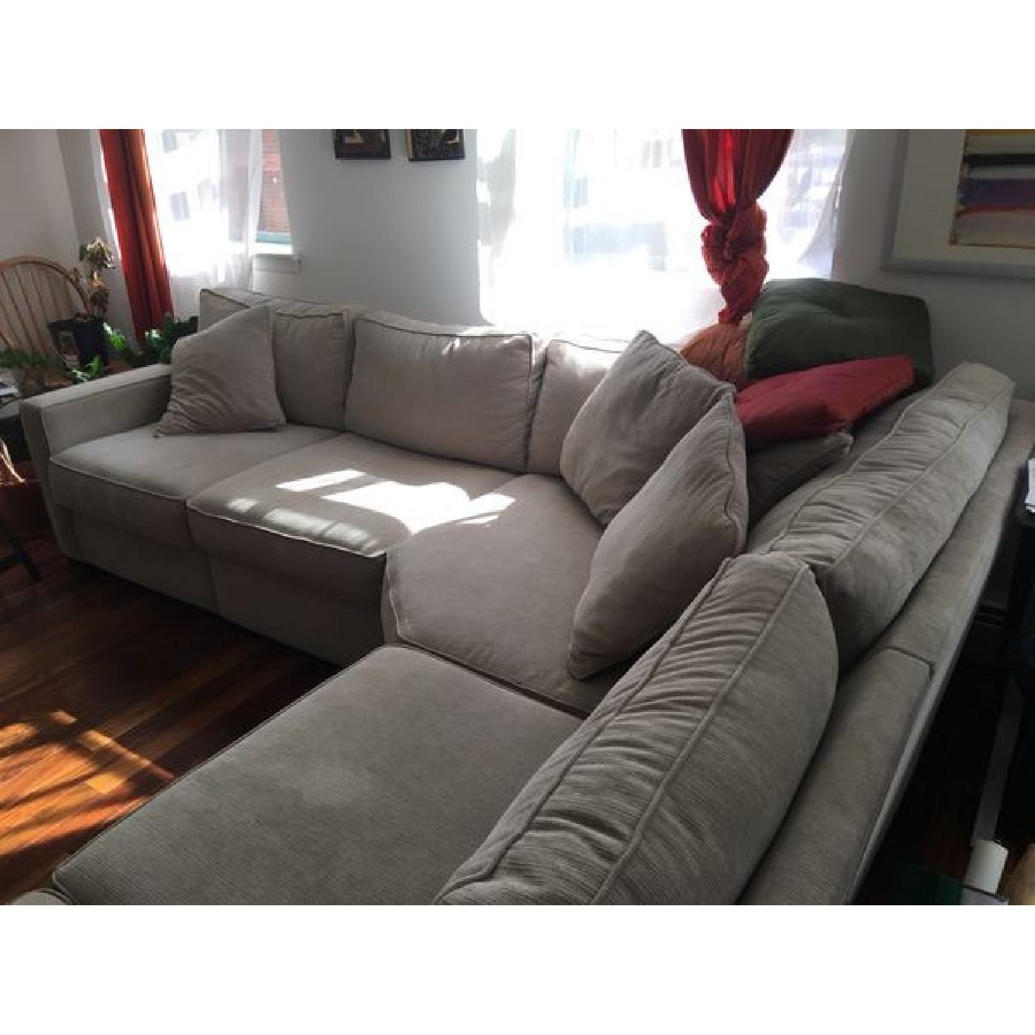 Macy's Radley Fabric 5-Piece Sectional Sofa - AptDeco