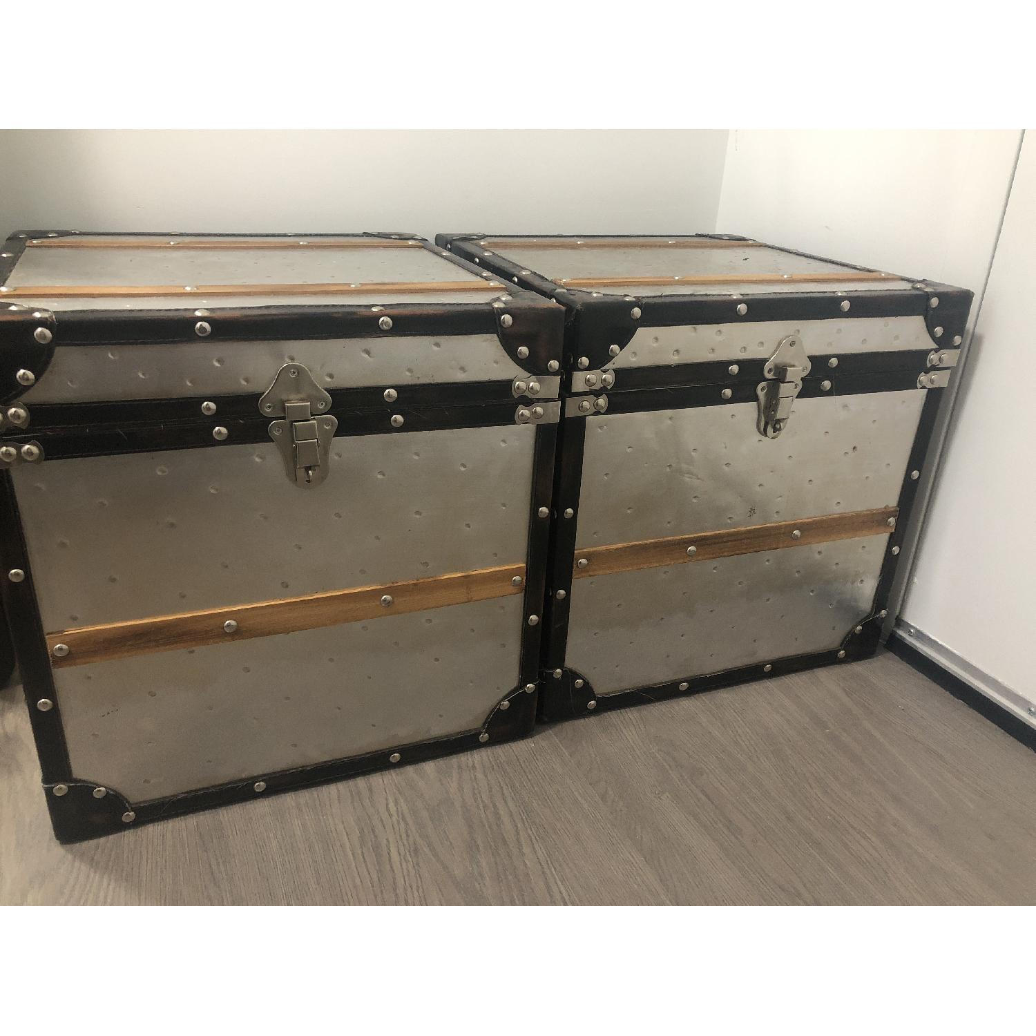 Industrial Metal Storage Crates - AptDeco