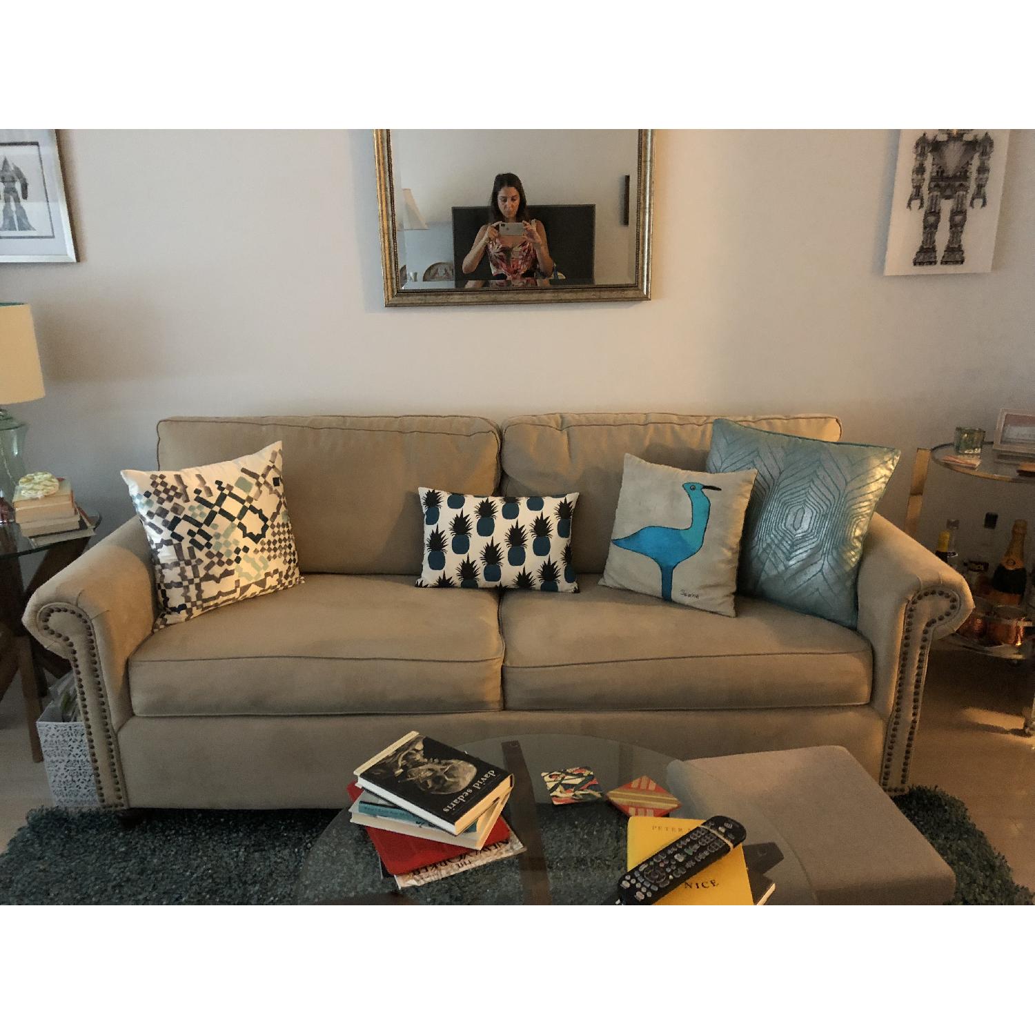 Pier 1 Alton Sleeper Sofa - AptDeco