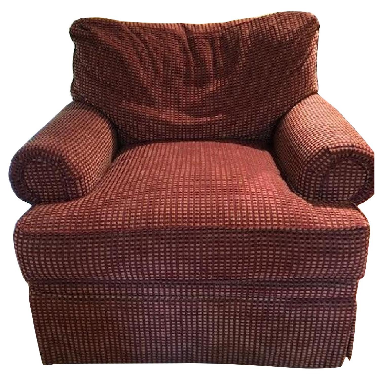 Custom-Designed Chenille Chairs - AptDeco