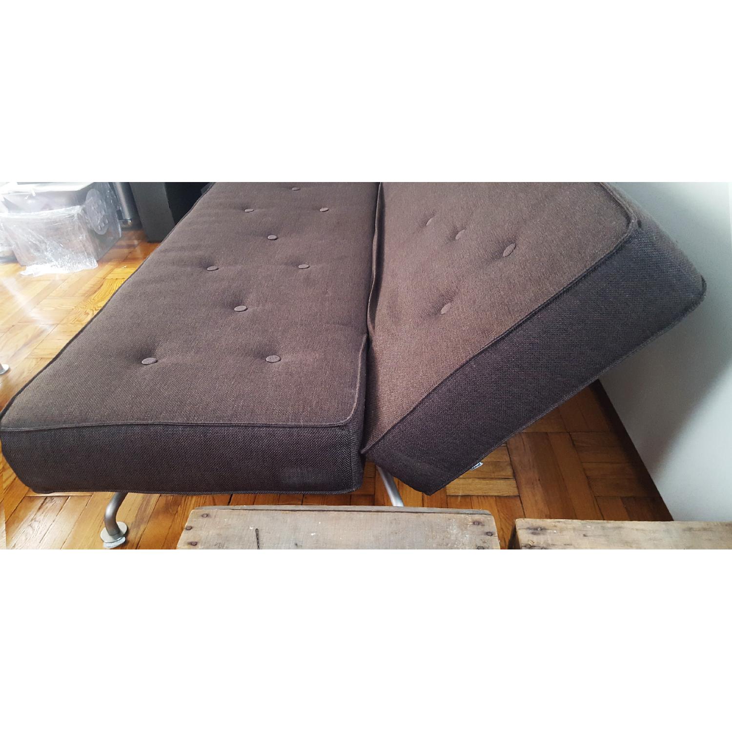 BoConcept Convertible Sofa Bed & Matching Ottoman - AptDeco