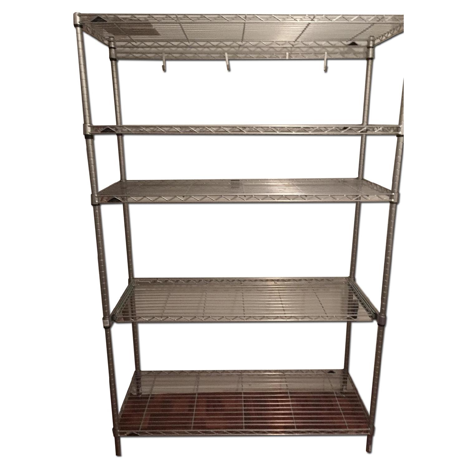 Container Store InterMetro Cookware Storage Shelves - AptDeco