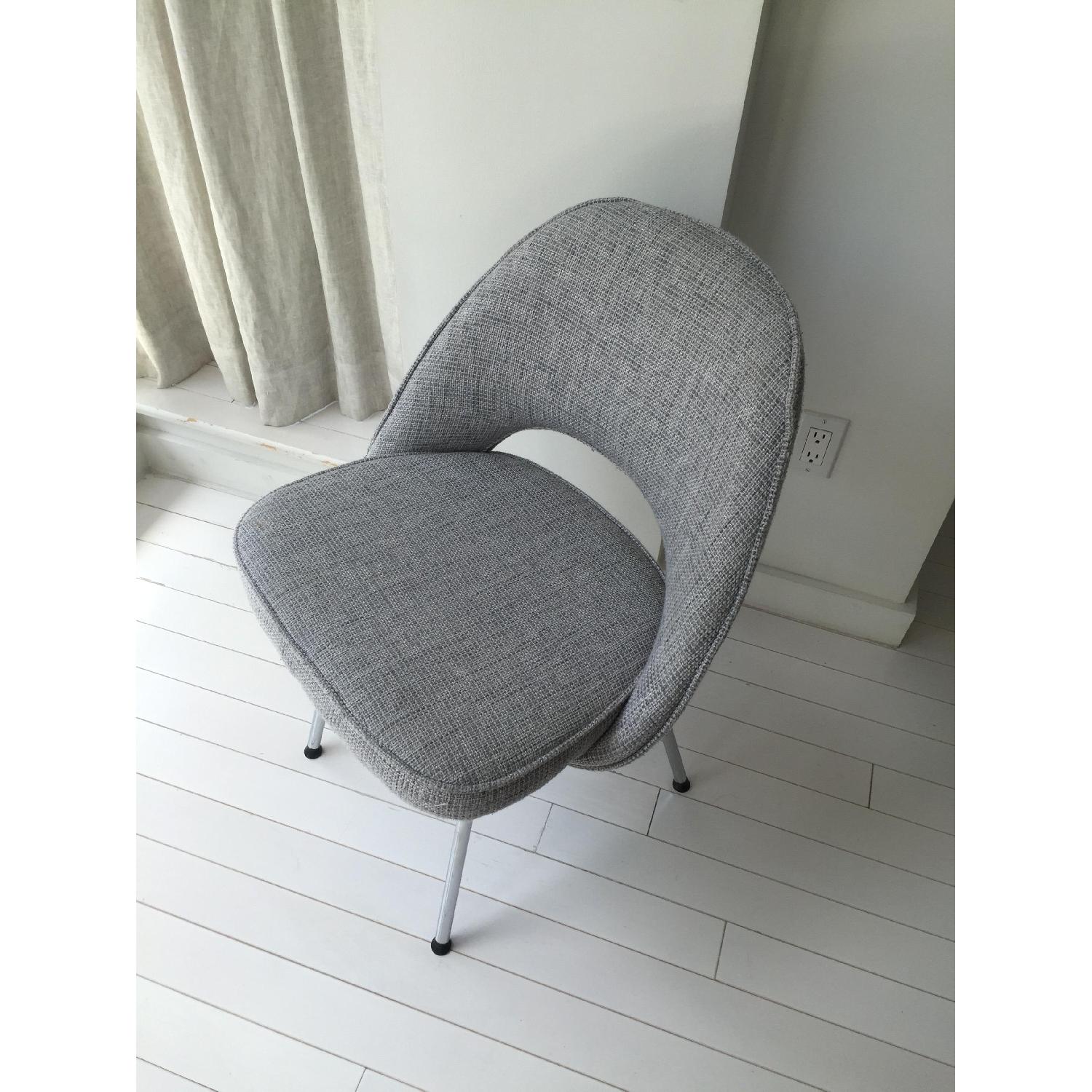 Grey Mid Century Modern Chair - AptDeco
