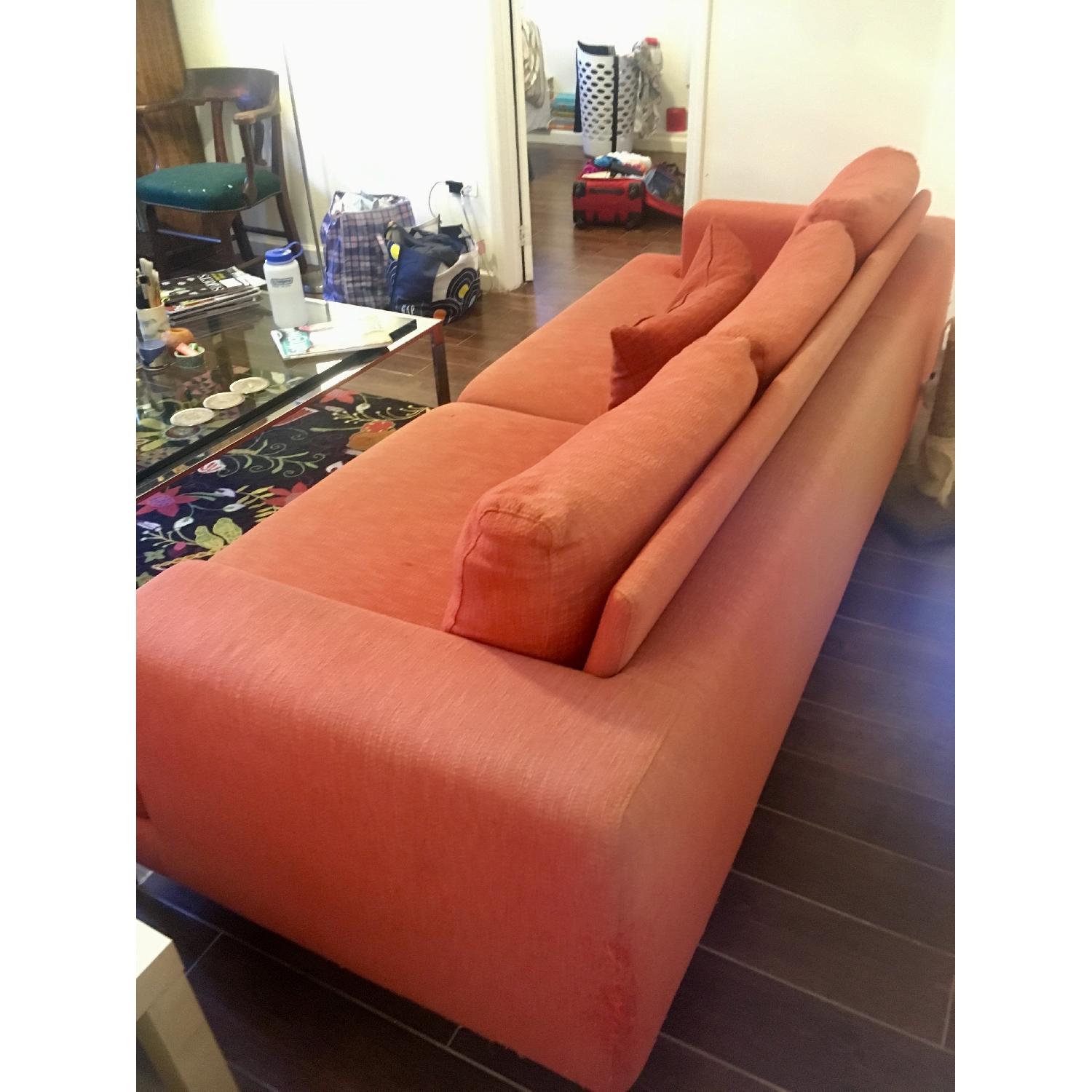 Design Within Reach Arena Sofa in Red/Orange - AptDeco
